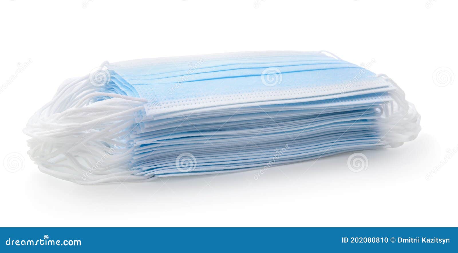 Medical Masks Isolated on White Stock Photo - Image of industry ...