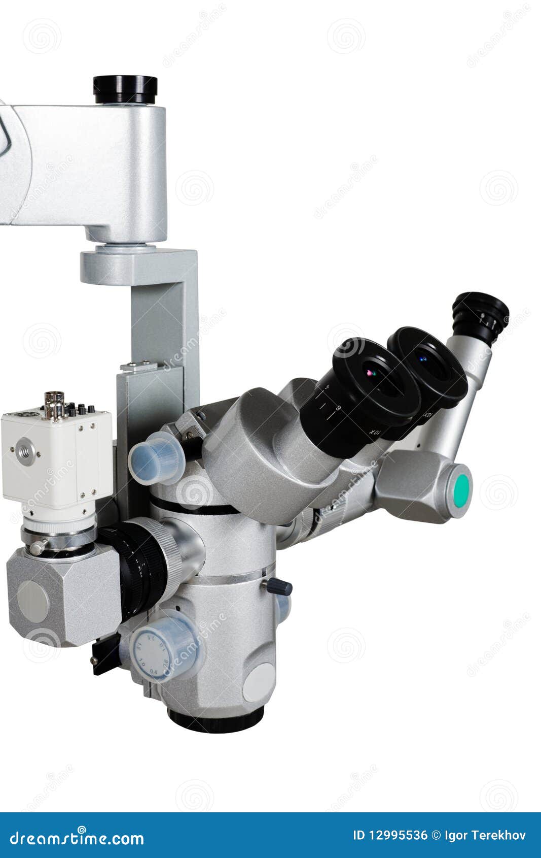Medical microscope stock photo. Image of instrument, medicine - 12995536