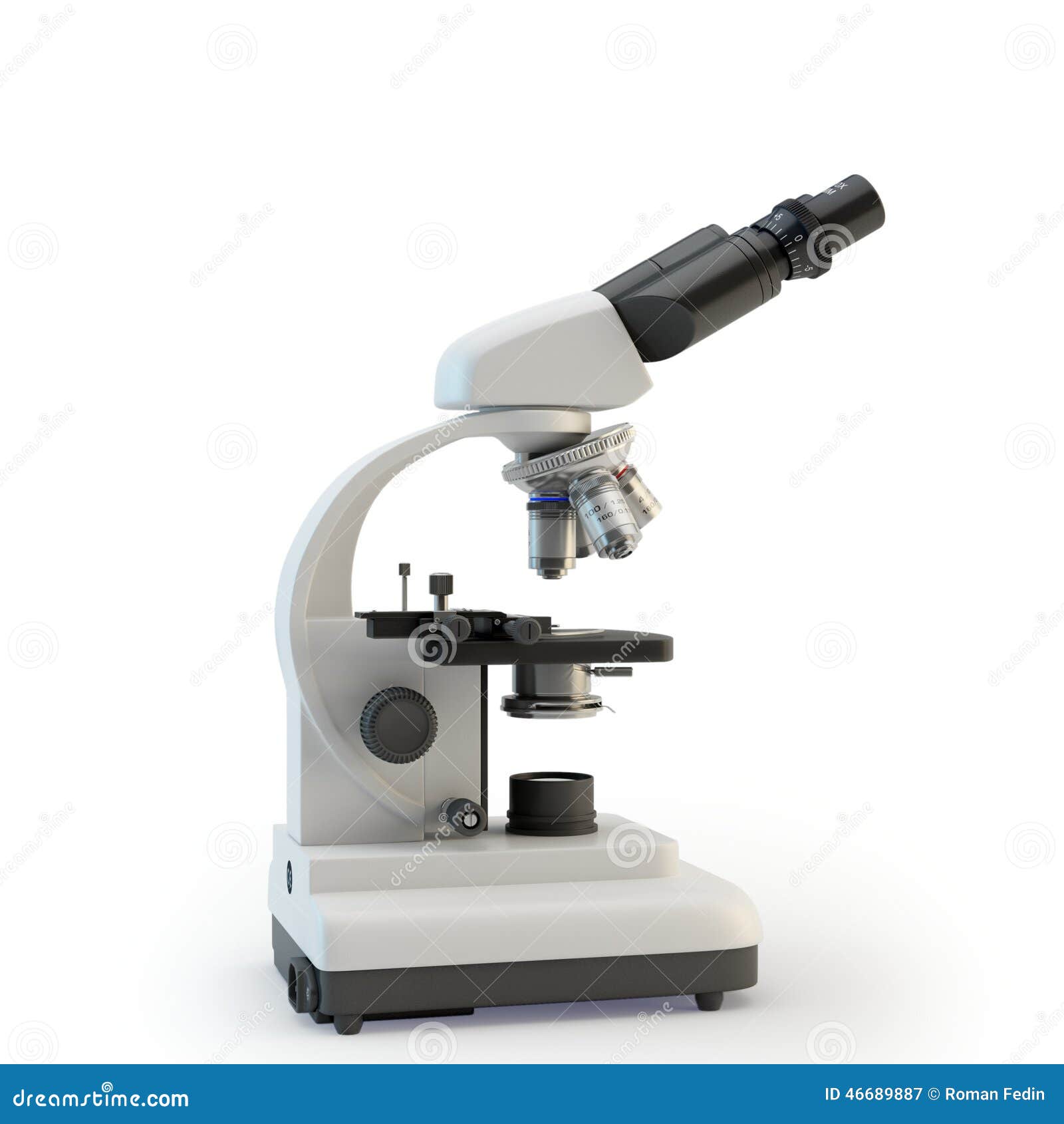 Medical microscope stock image. Image of macro, laboratory - 46689887