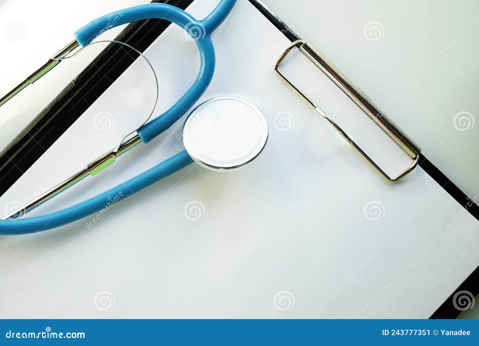 Medical Mockup, Space for Text, Medicine and Health Background, Folder ...