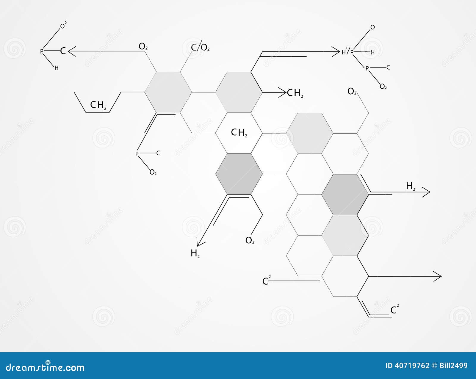 Medical Molecular Structures Stock Illustration - Illustration of ...