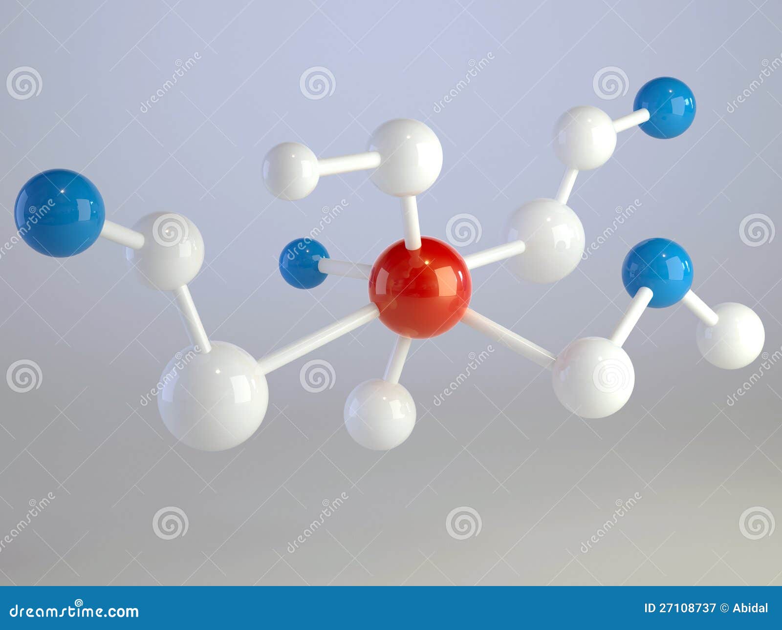 Medical Molecule Background Stock Illustration - Illustration of blue ...