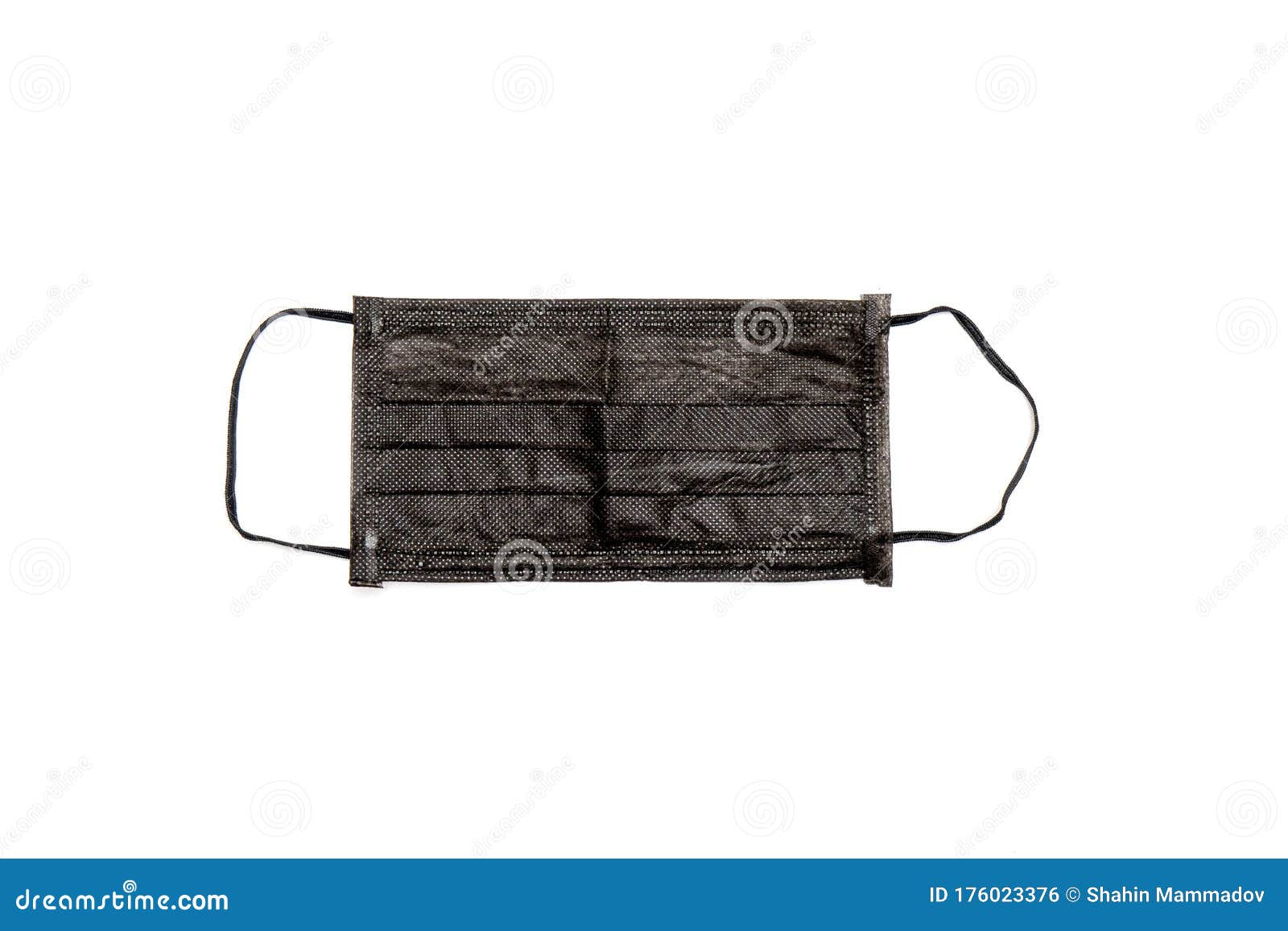 Medical Multi-colored Masks on Isolated Background. Surgical Ear-Loop ...