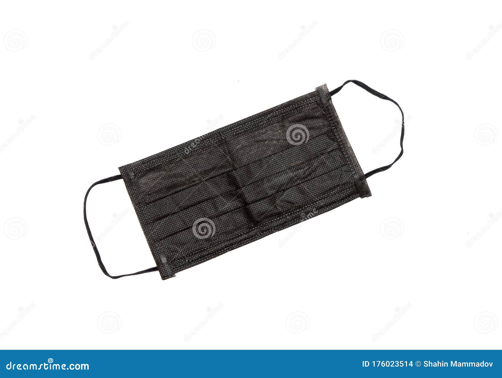 Medical Multi-colored Masks on Isolated Background. Surgical Ear-Loop ...