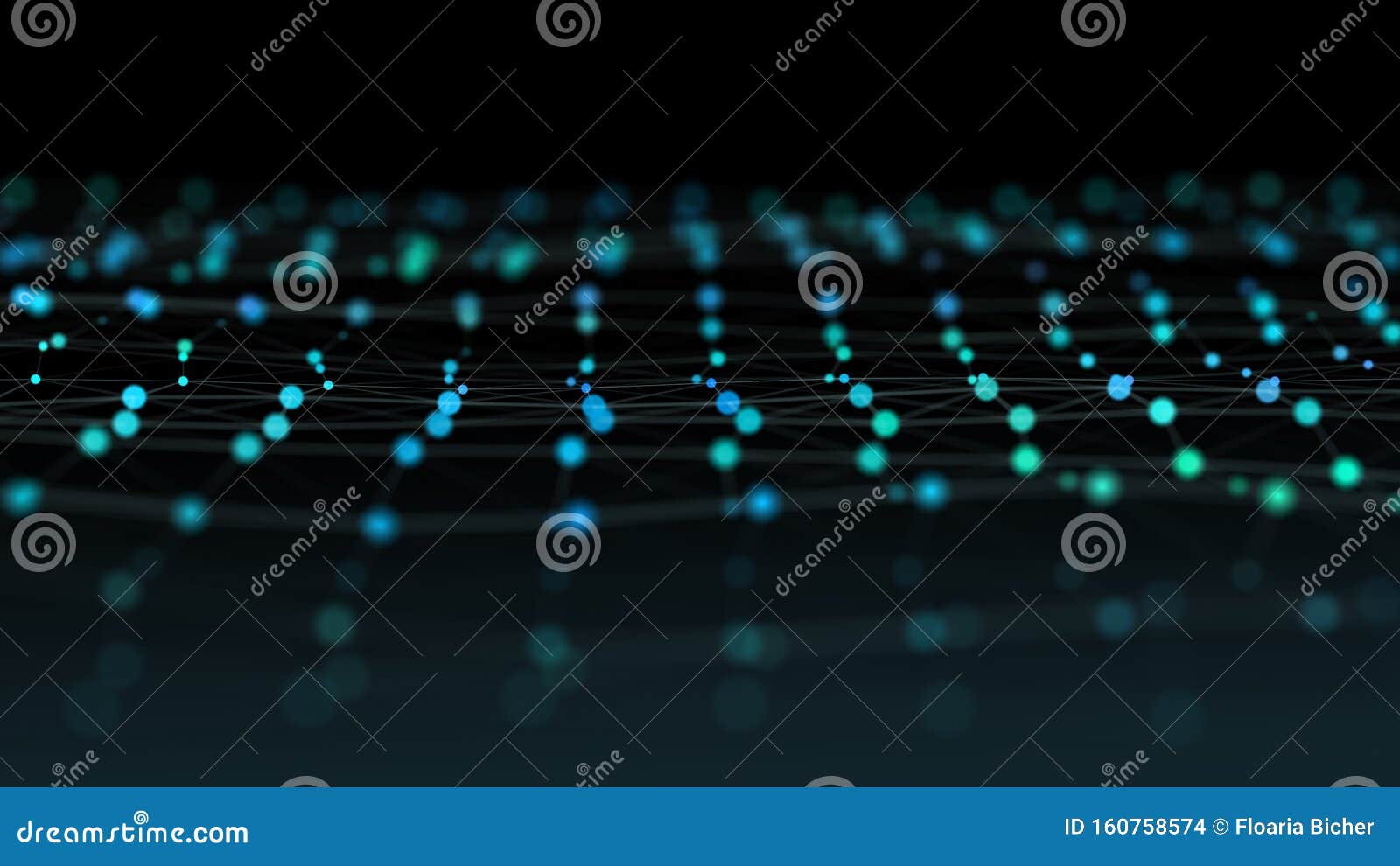 Medical Nanotechnology Future Abstract Illustration. Stock Illustration ...