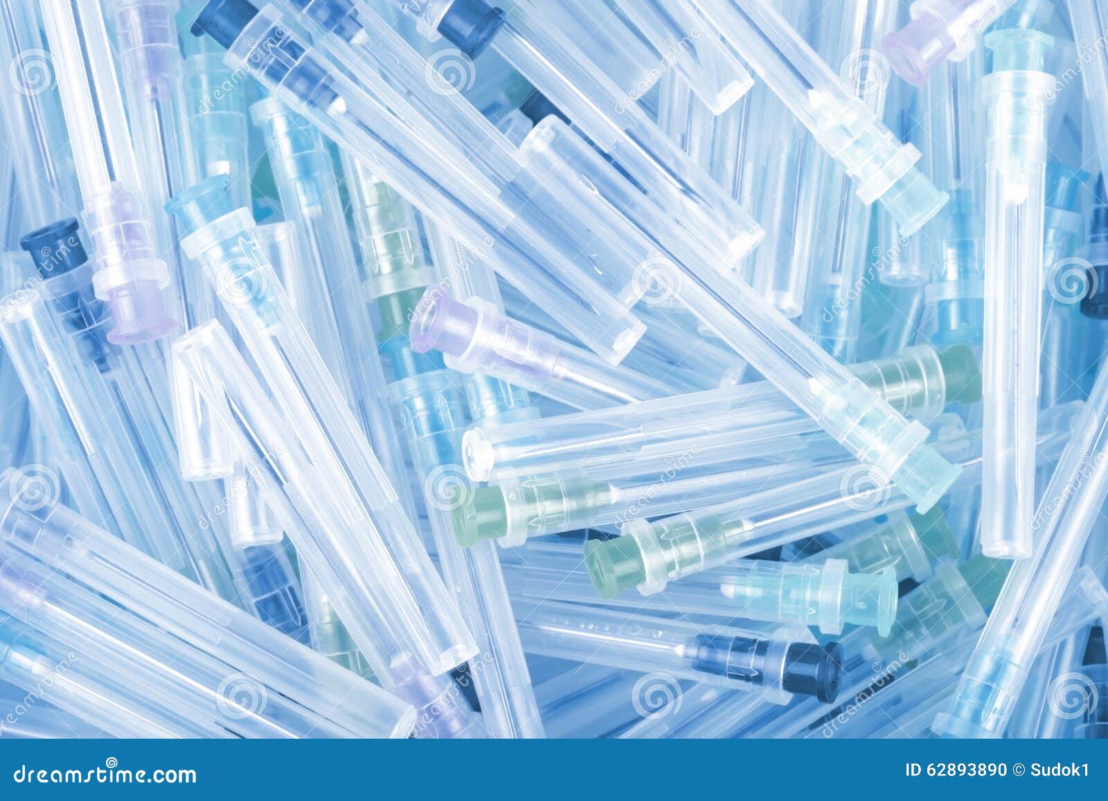 Medical Needles, Syringe And Sugar On A Black Background. The Concept ...