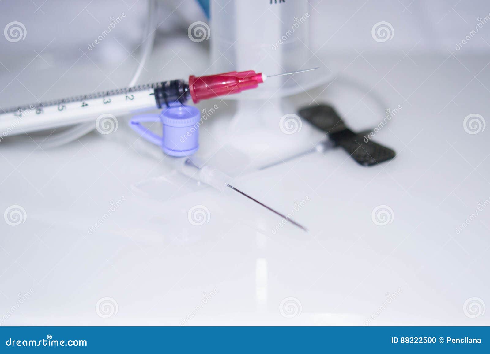 Medical Needles and Syringes Stock Photo - Image of medical, addiction ...