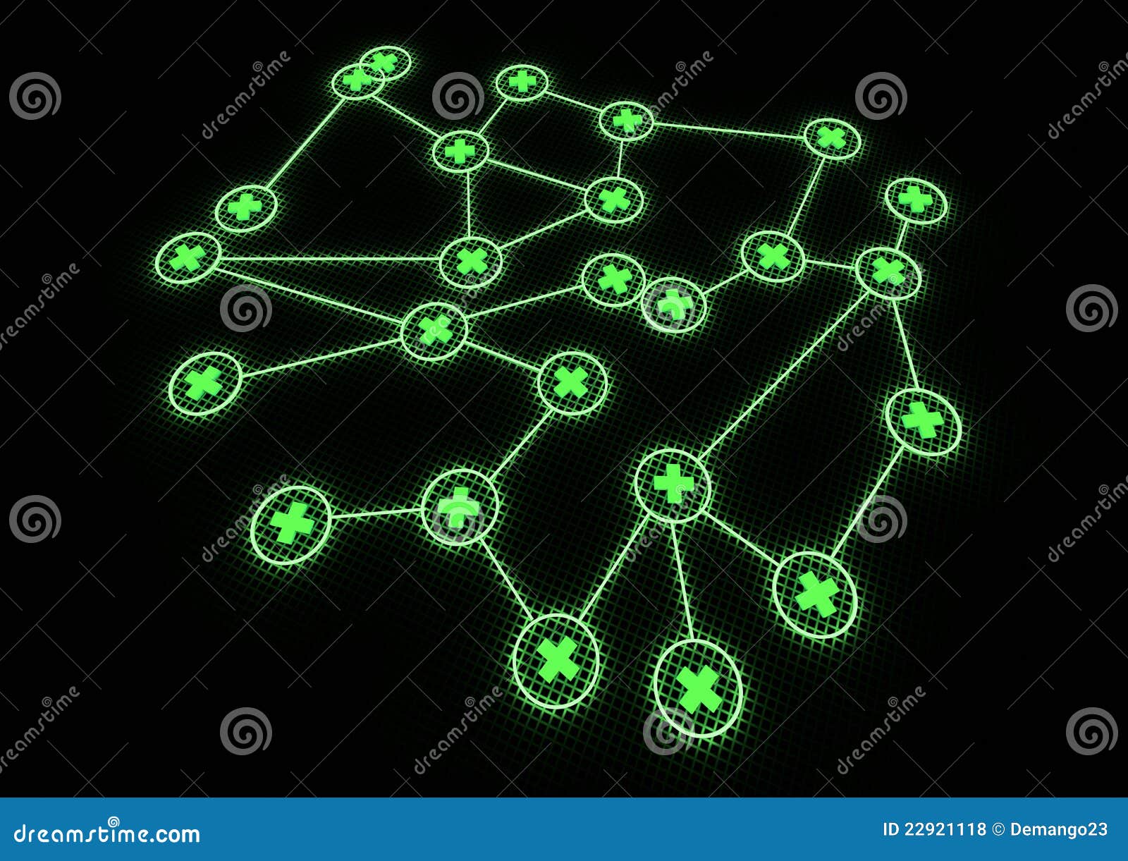 Medical network stock illustration. Illustration of glow - 22921118