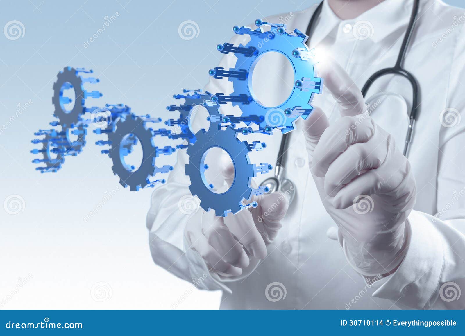 Medical network concept stock photo. Image of doctor - 30710114