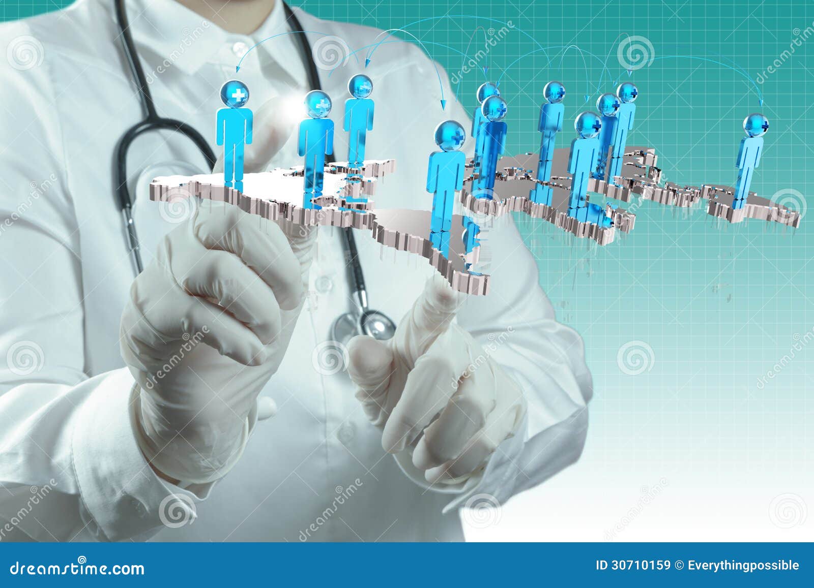 Medical network concept stock image. Image of business - 30710159