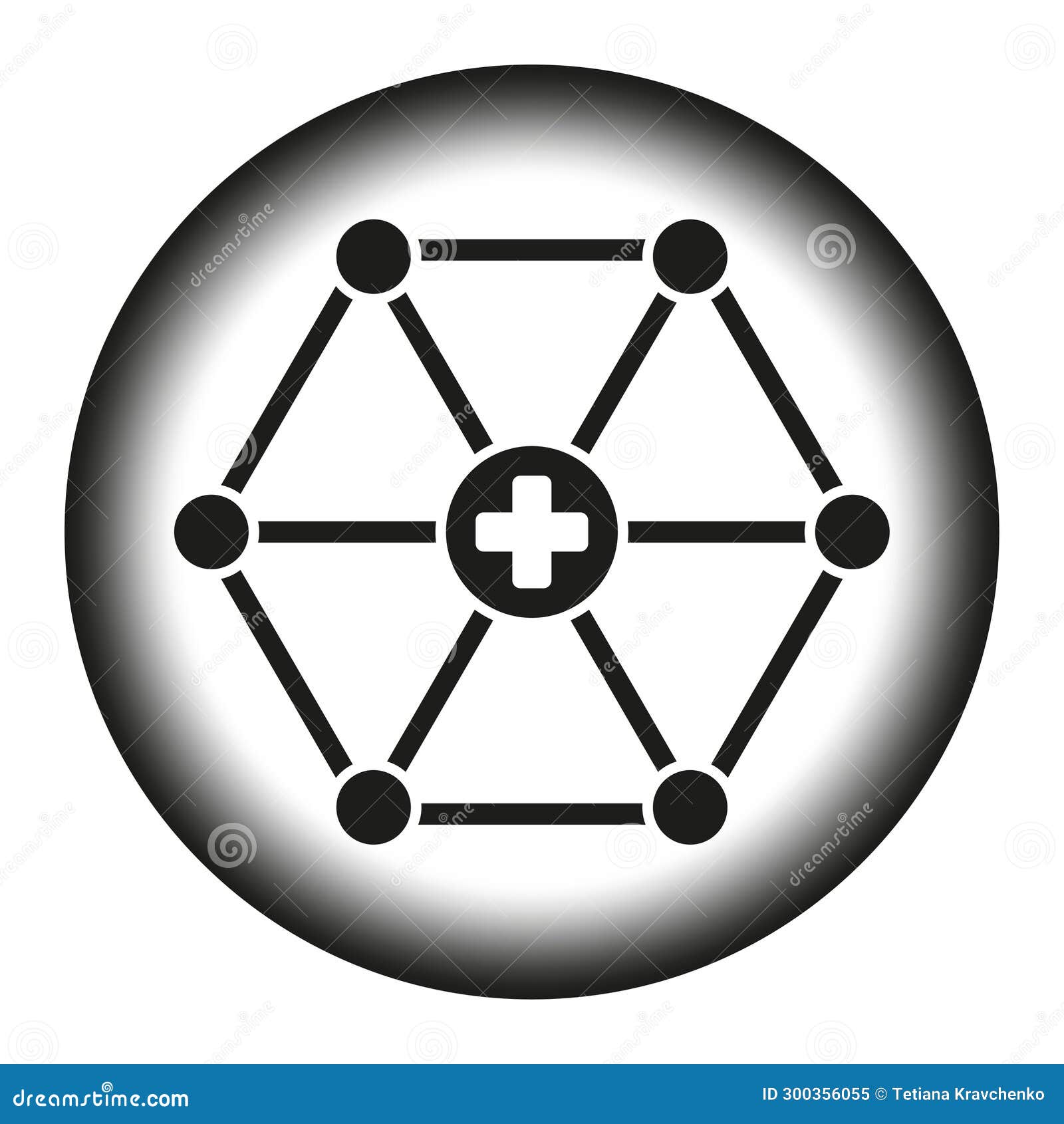 Medical Network Icon. Vector Illustration. EPS 10 Stock Illustration ...