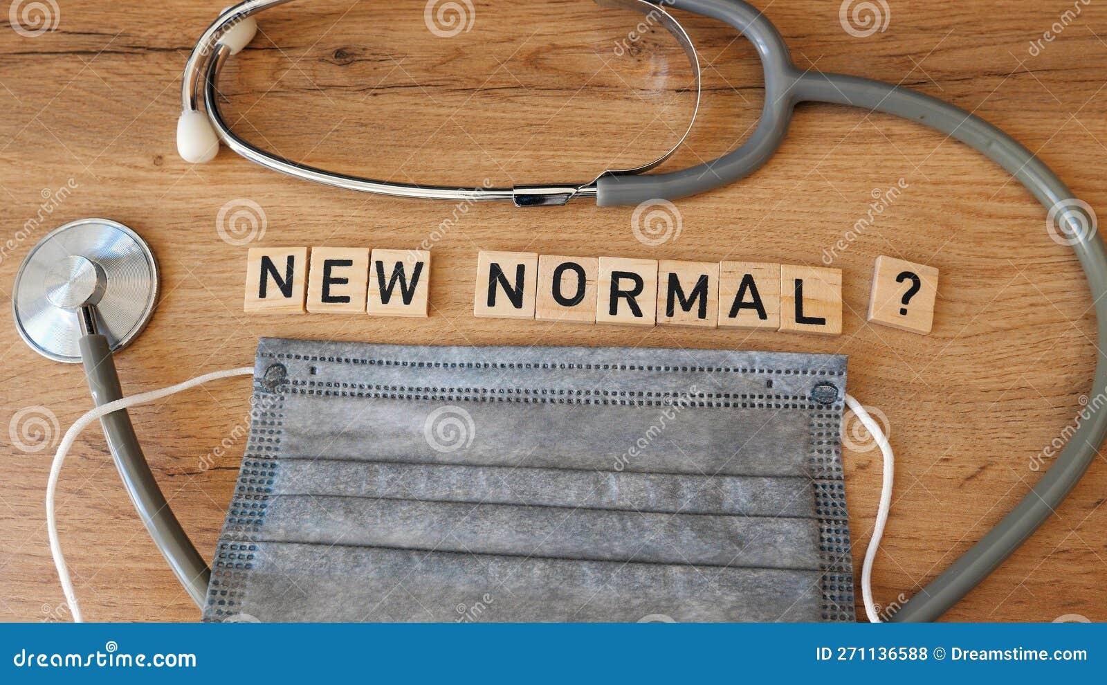 Medical New Normal Concept. Question Mark Stock Photo - Image of ...