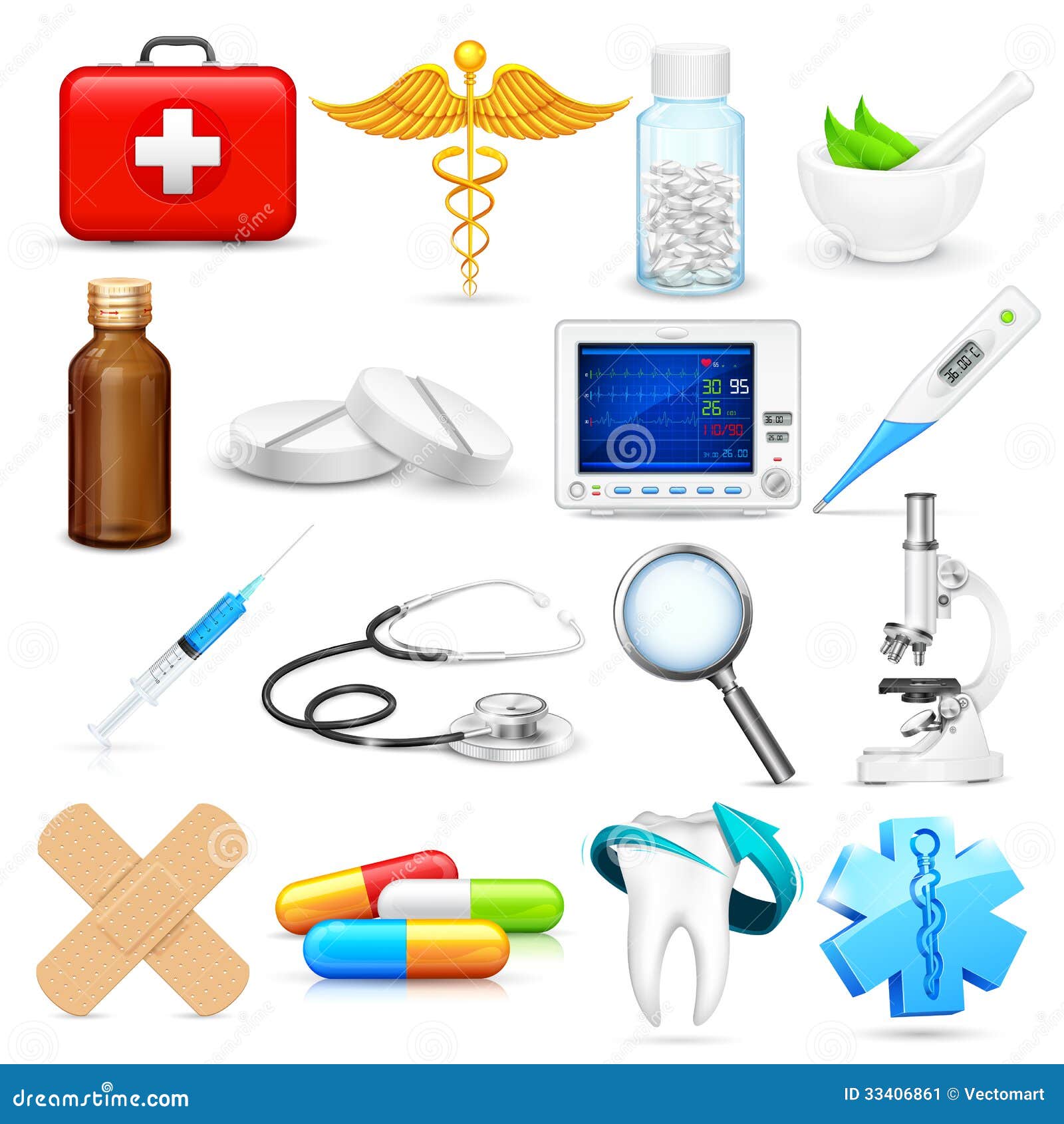 Medical Object stock vector. Illustration of health, healthy - 33406861