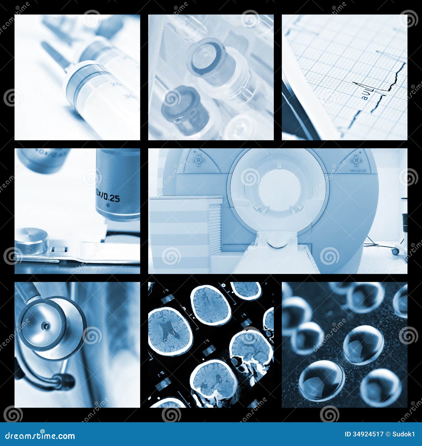 Medical Objects and Technologies Stock Image - Image of micro, machine ...