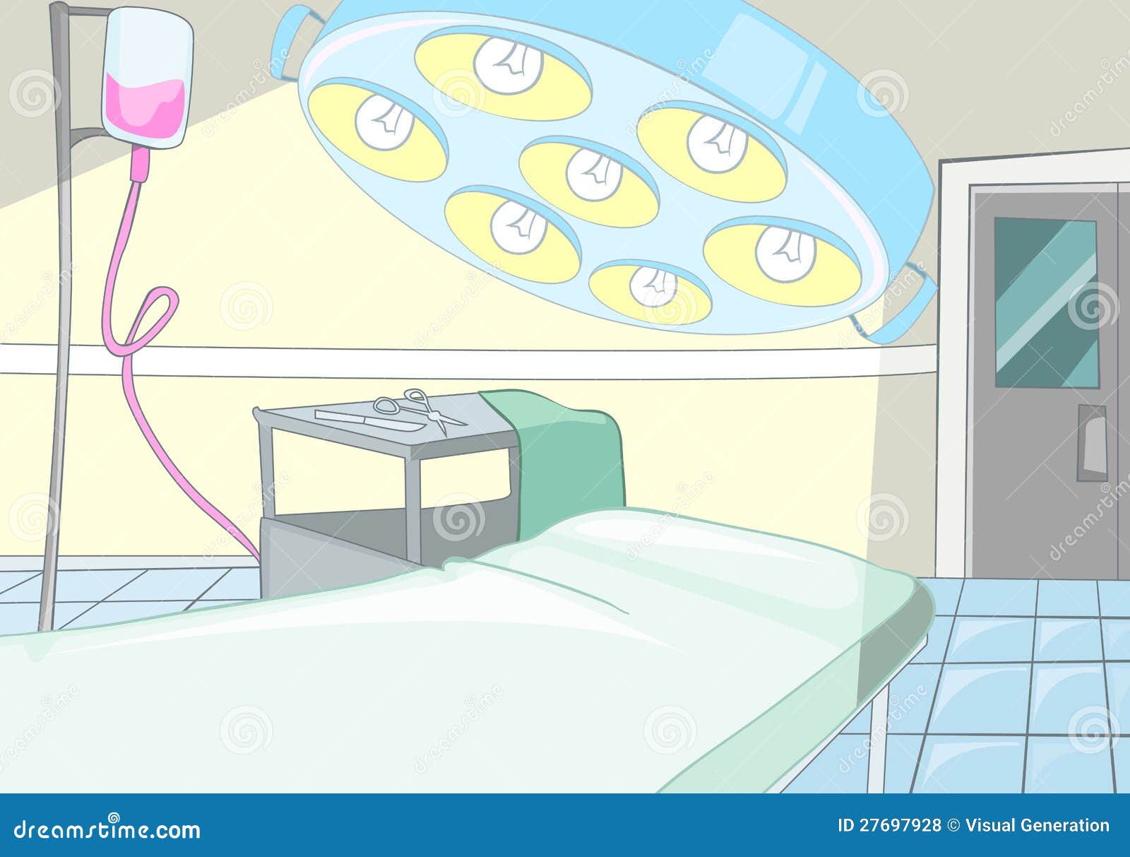 Medical Office Rooms. Hospital Building Interior, Emergency Clinic ...