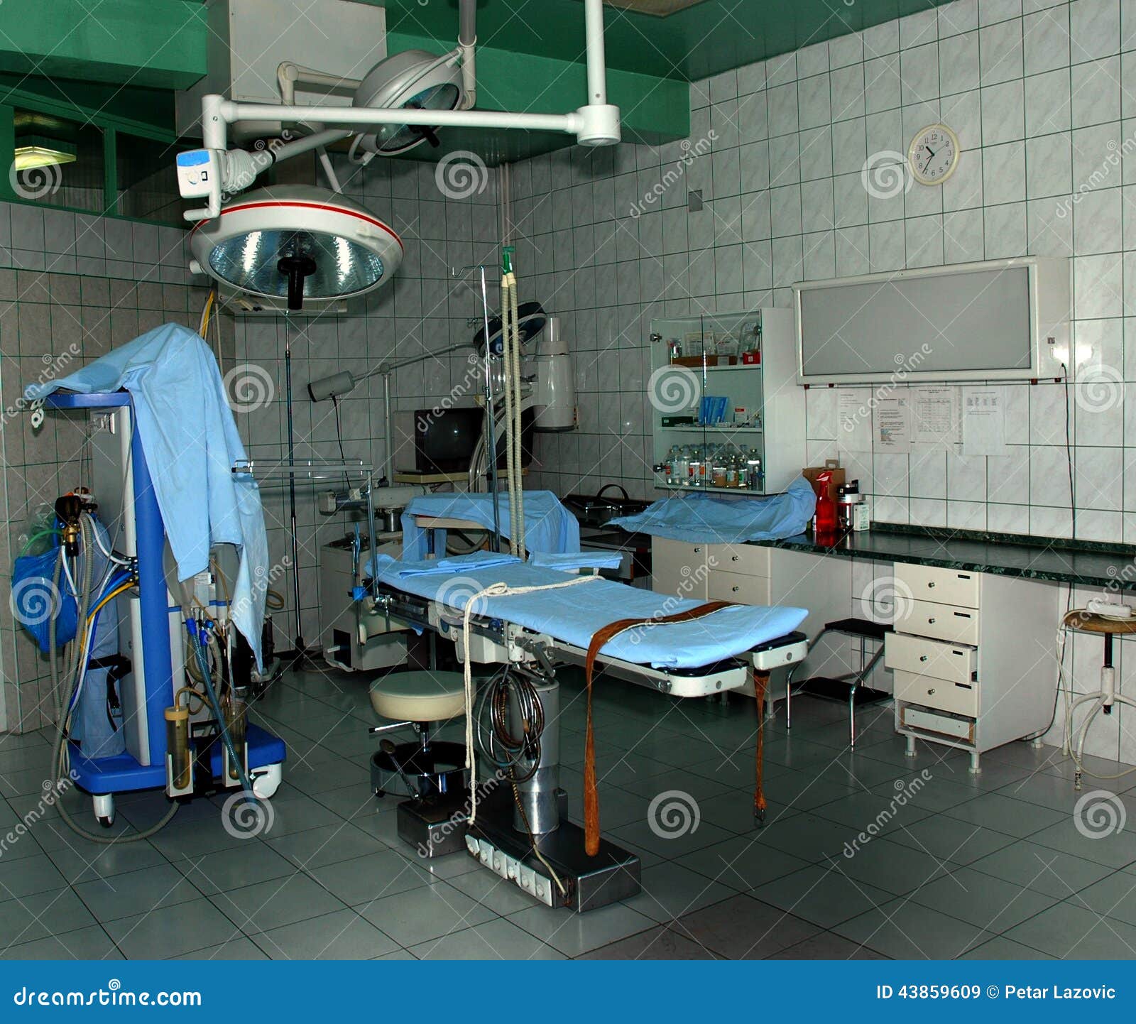 Medical operating room stock image. Image of emergency - 43859609
