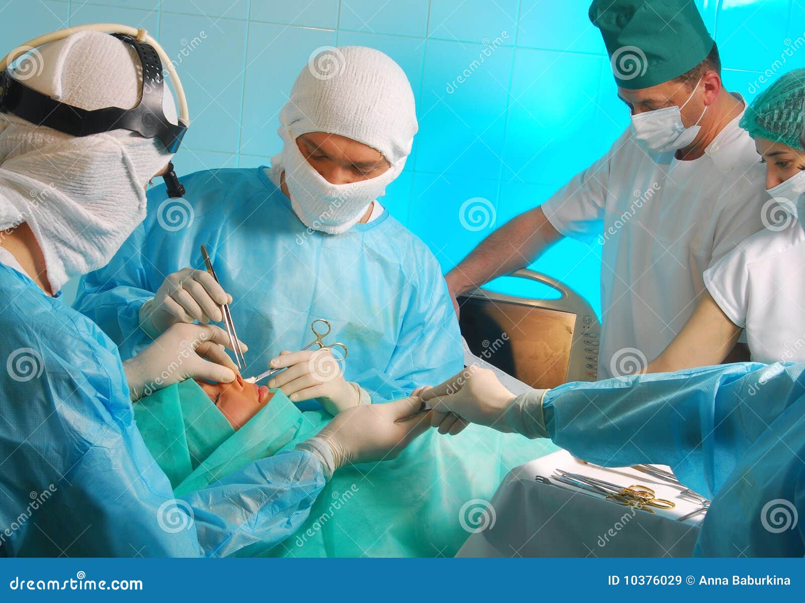 Medical operation stock image. Image of operating, investigation - 10376029