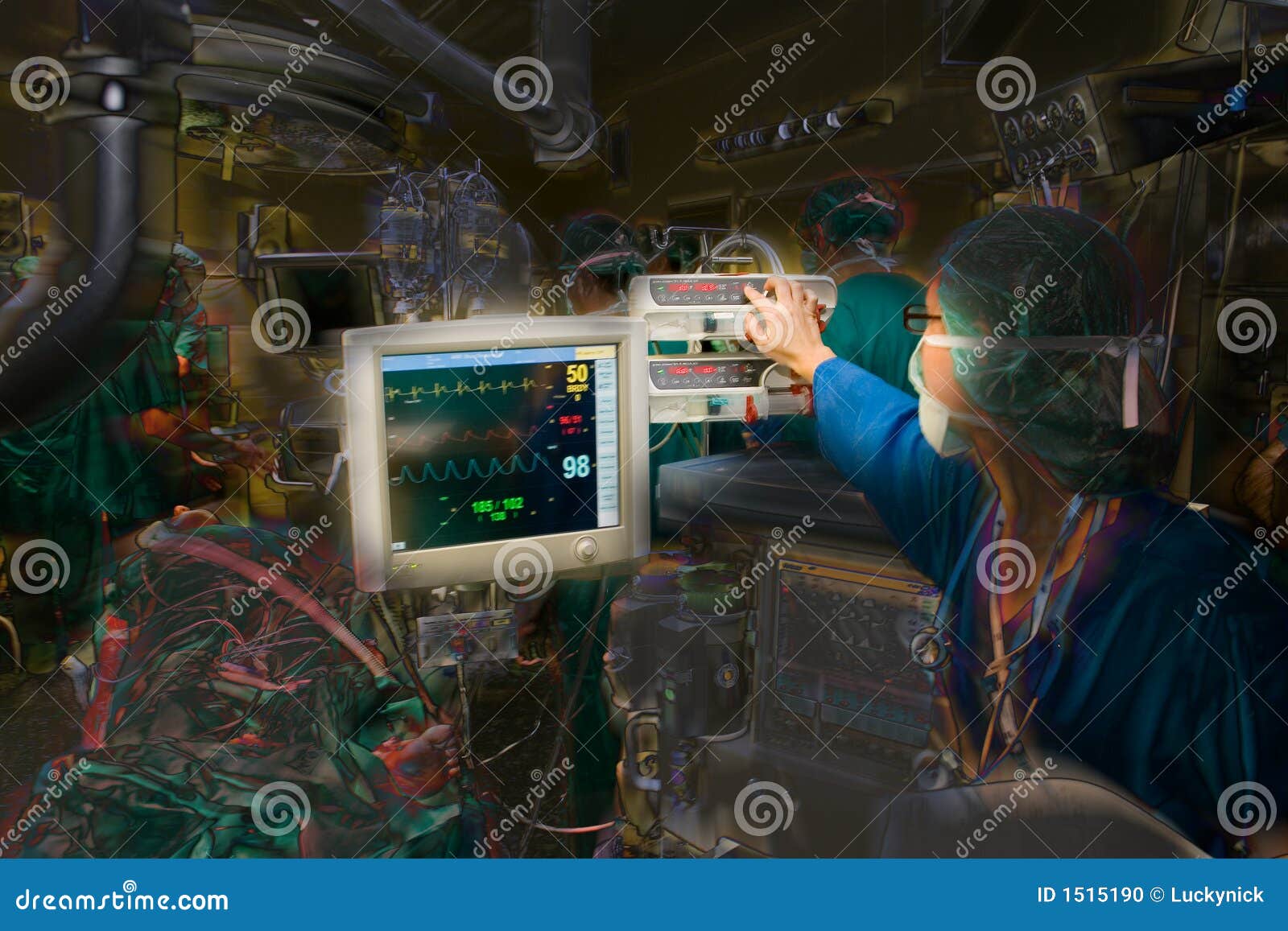 Medical Operation, Syringe Thin Needle Or Laser In Cell Invitro ...