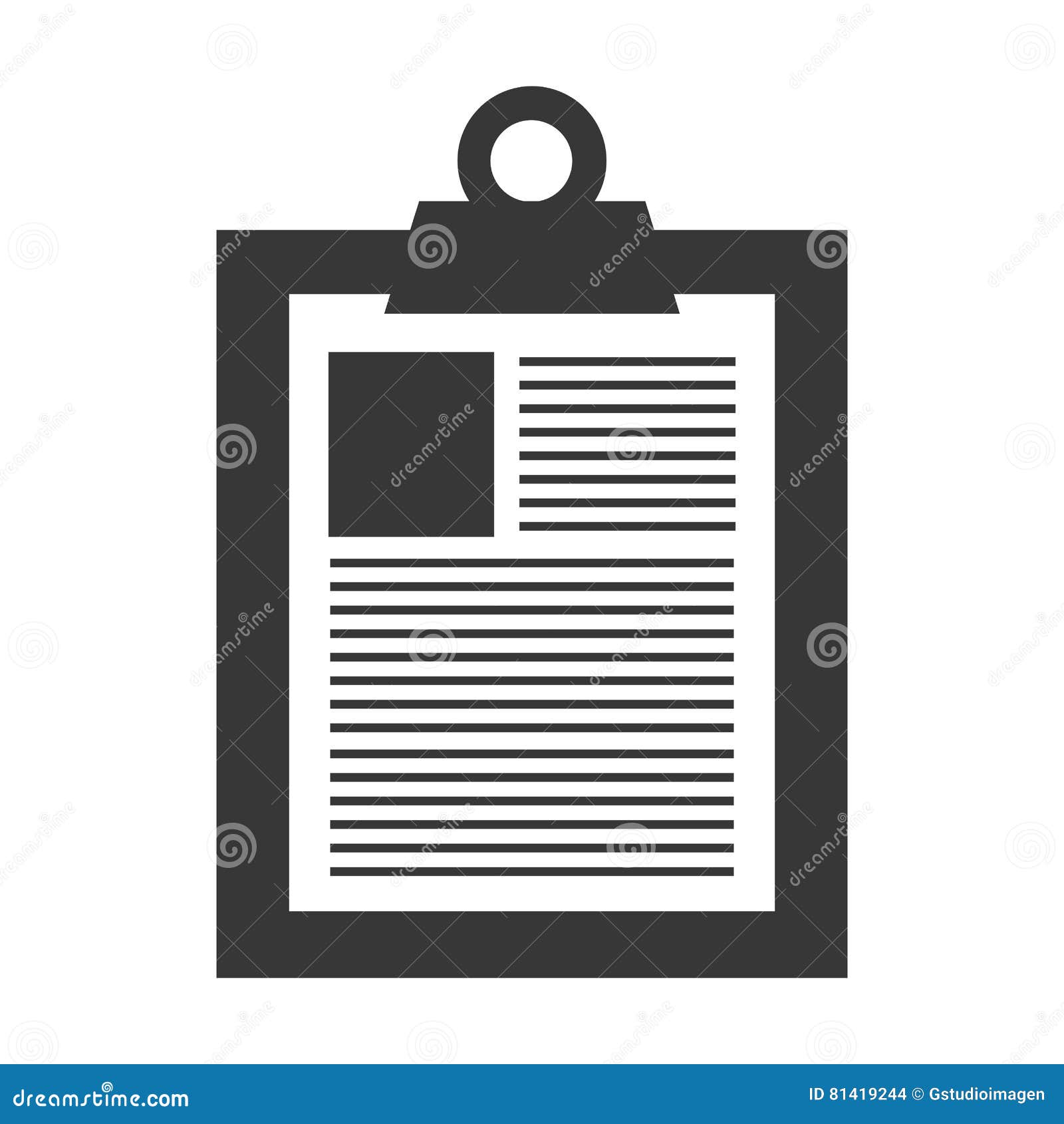 Medical Order Clipboard Icon Stock Vector - Illustration of pharmacy ...