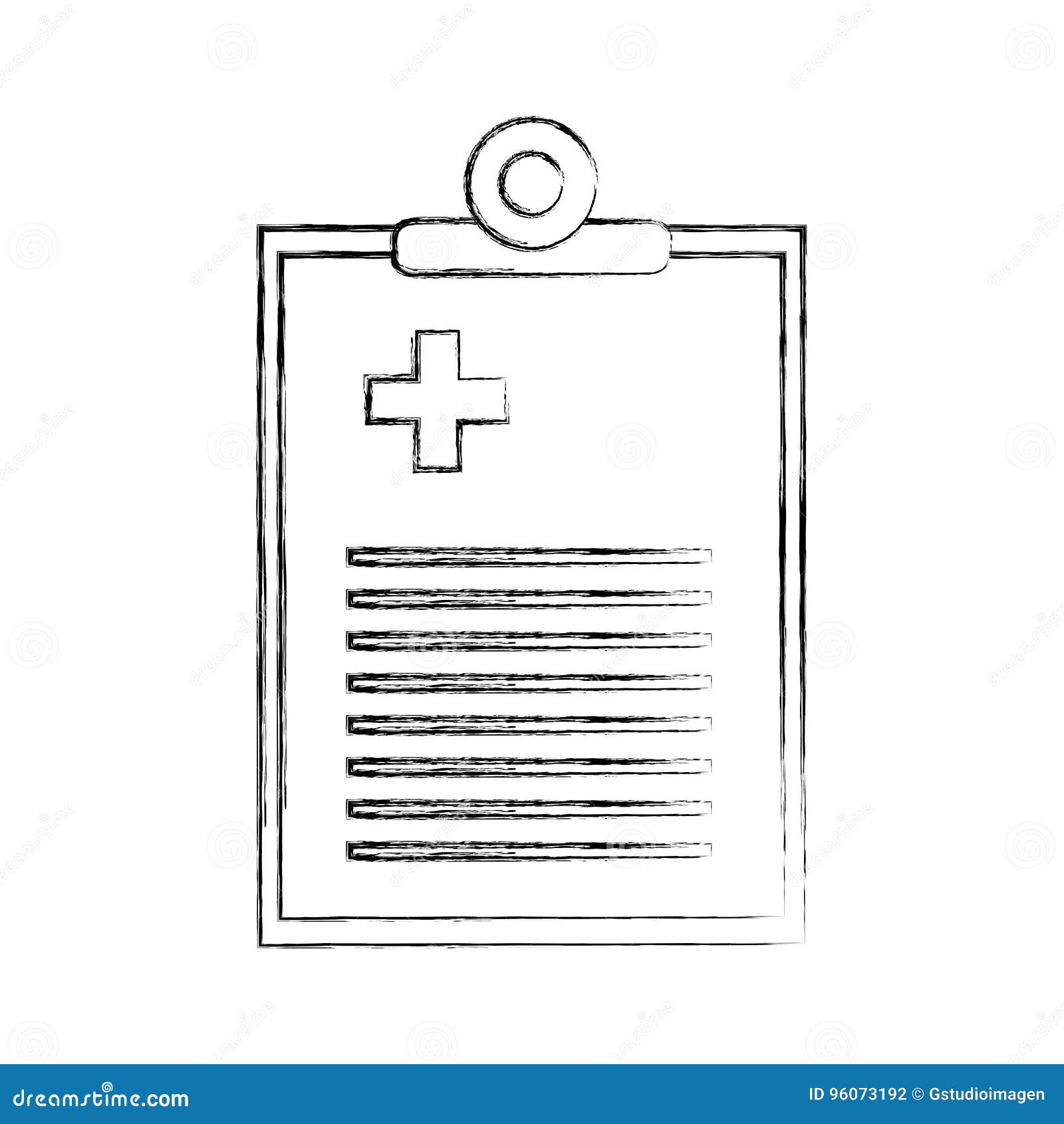 Medical Order Document Icon Stock Vector - Illustration of condition ...