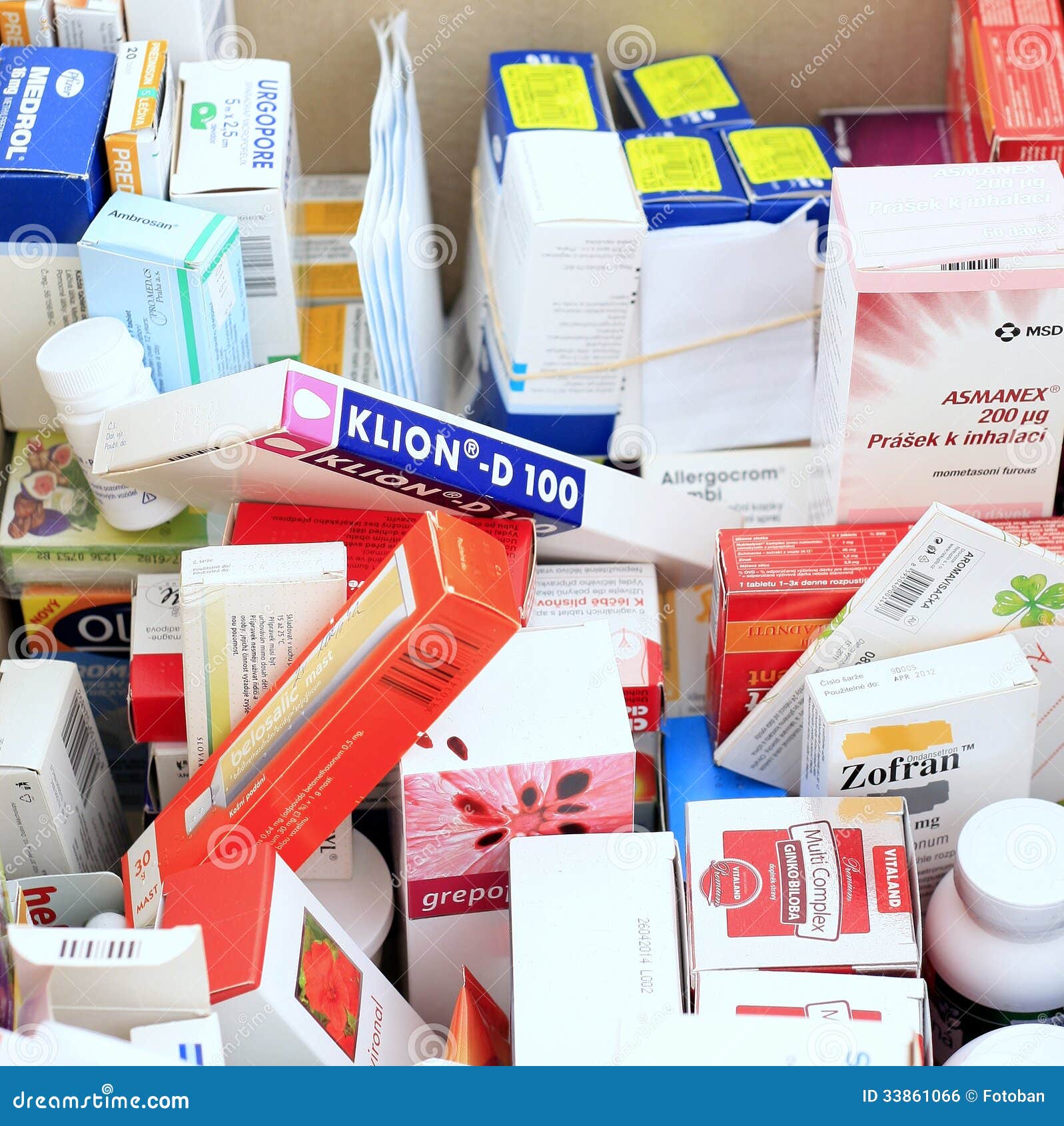 Medical packaging editorial photo. Image of supplement - 33861066