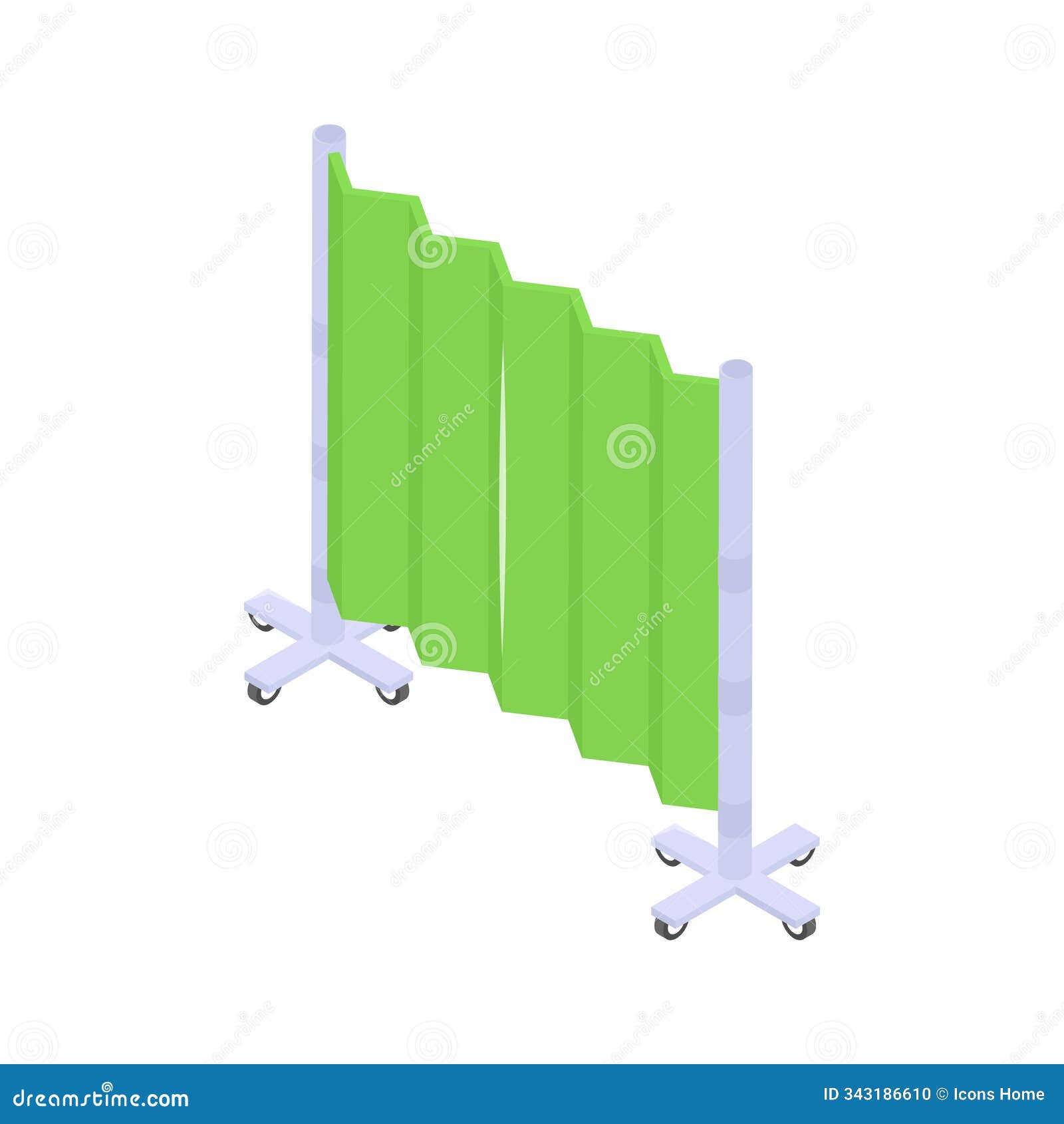 Medical Partition Screen Used for Privacy and Patient Separation Stock ...