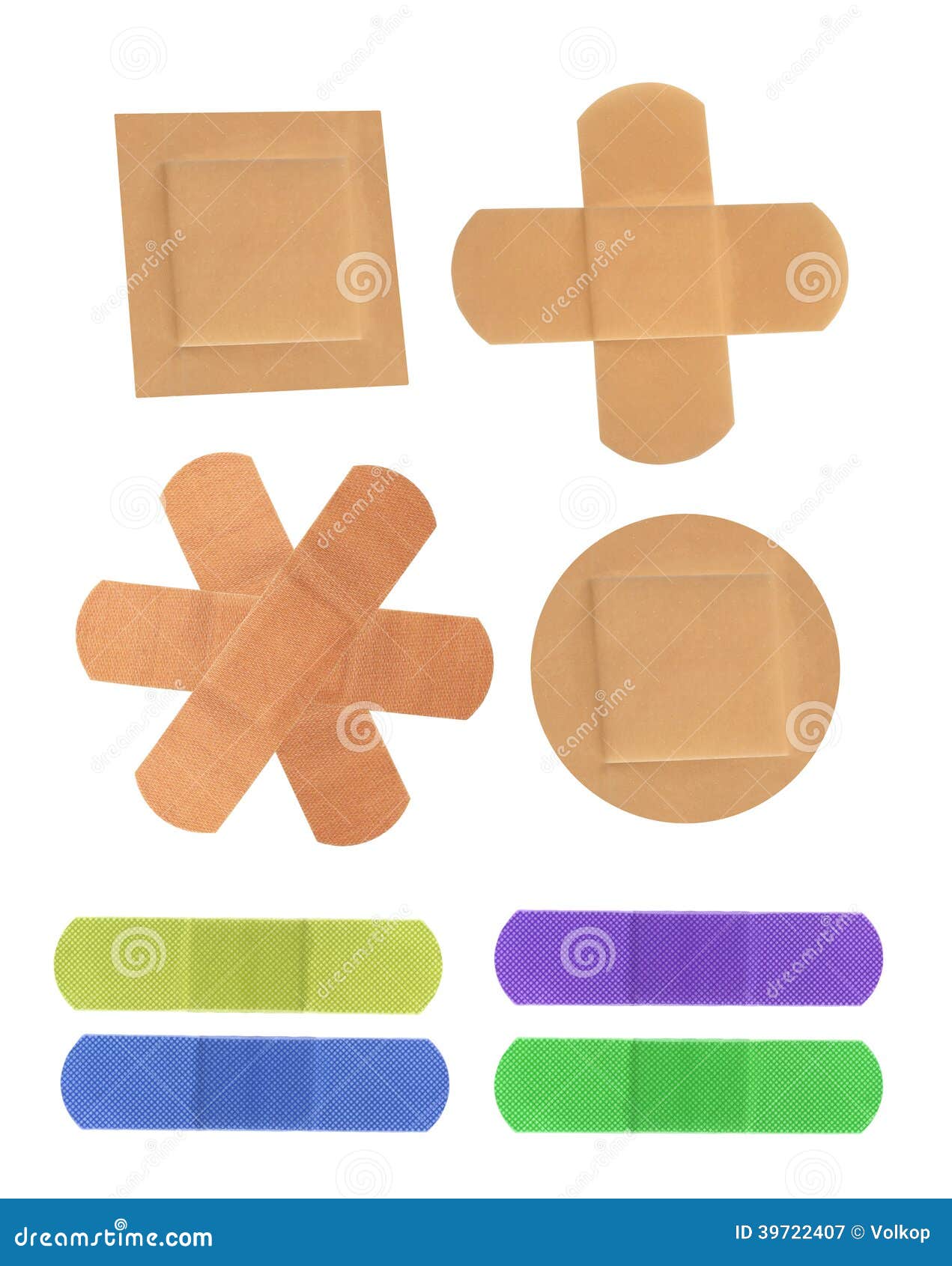 Medical Patch Isolated on White Stock Image - Image of medical ...