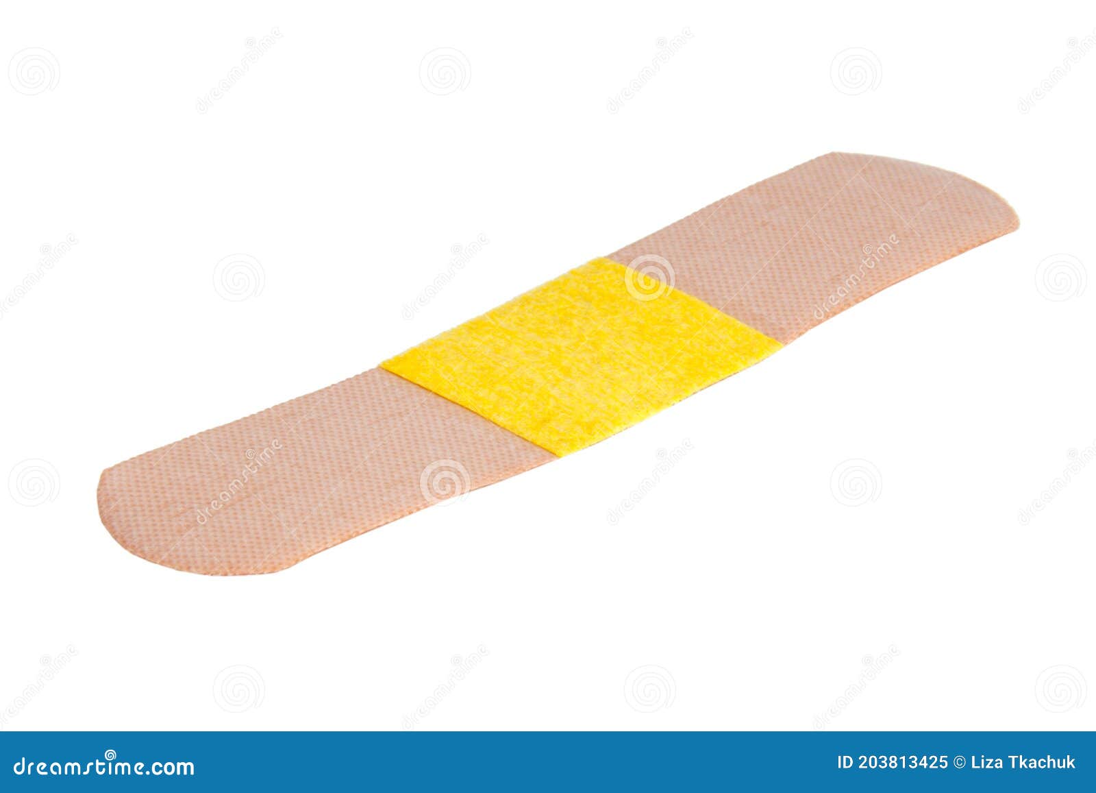 Medical Patch Plaster Isolated on the White Stock Image - Image of ...