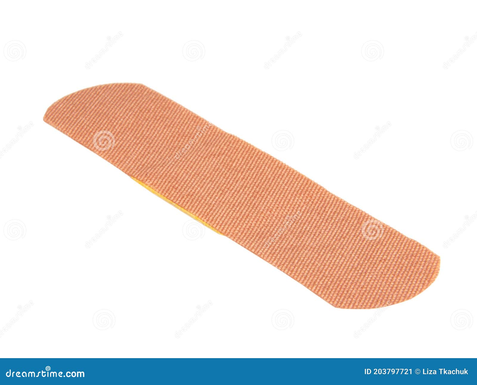 Medical Patch Plaster Isolated on the White Stock Image - Image of ...