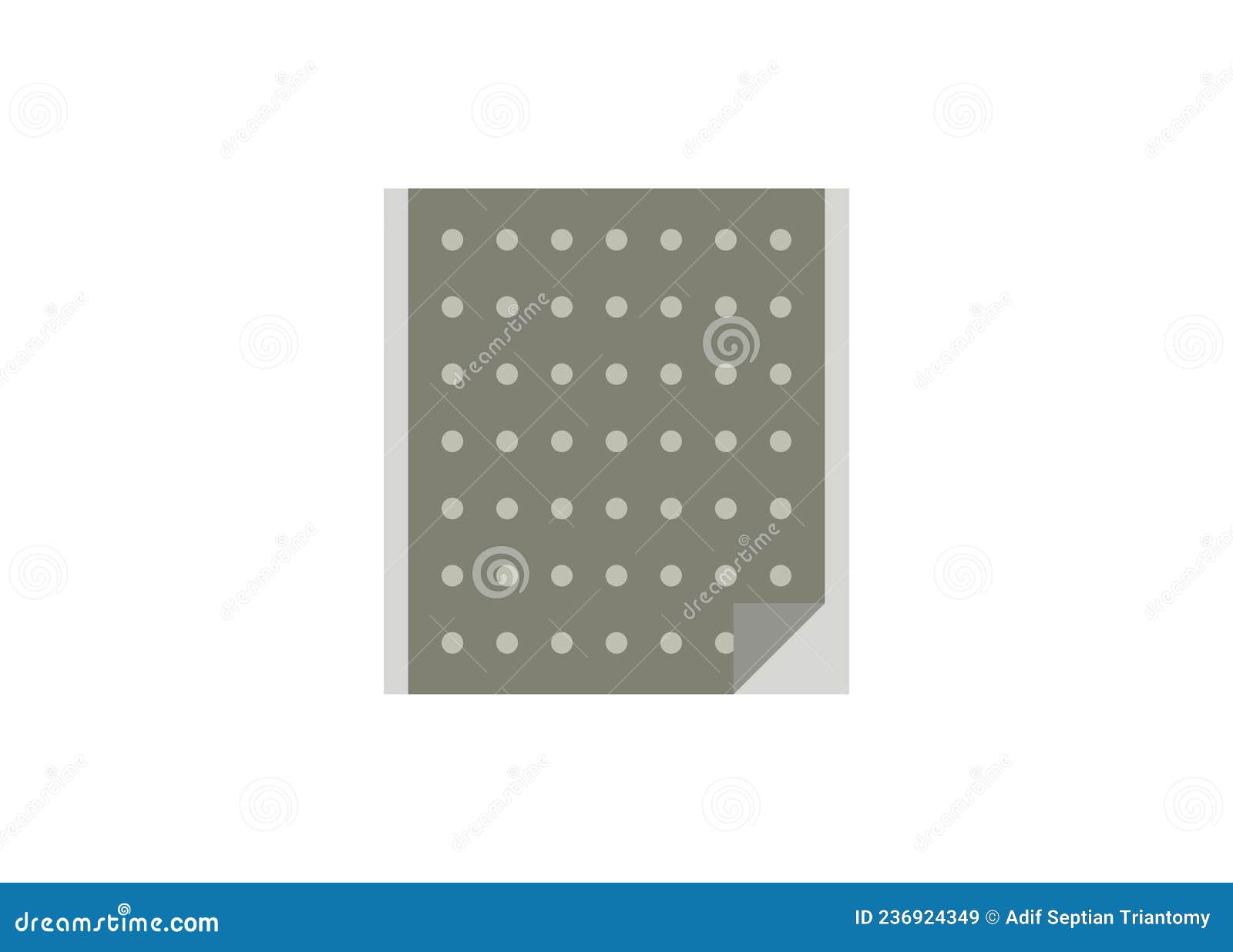 Medical Patch Sheet. Simple Flat Illustration. Stock Vector ...