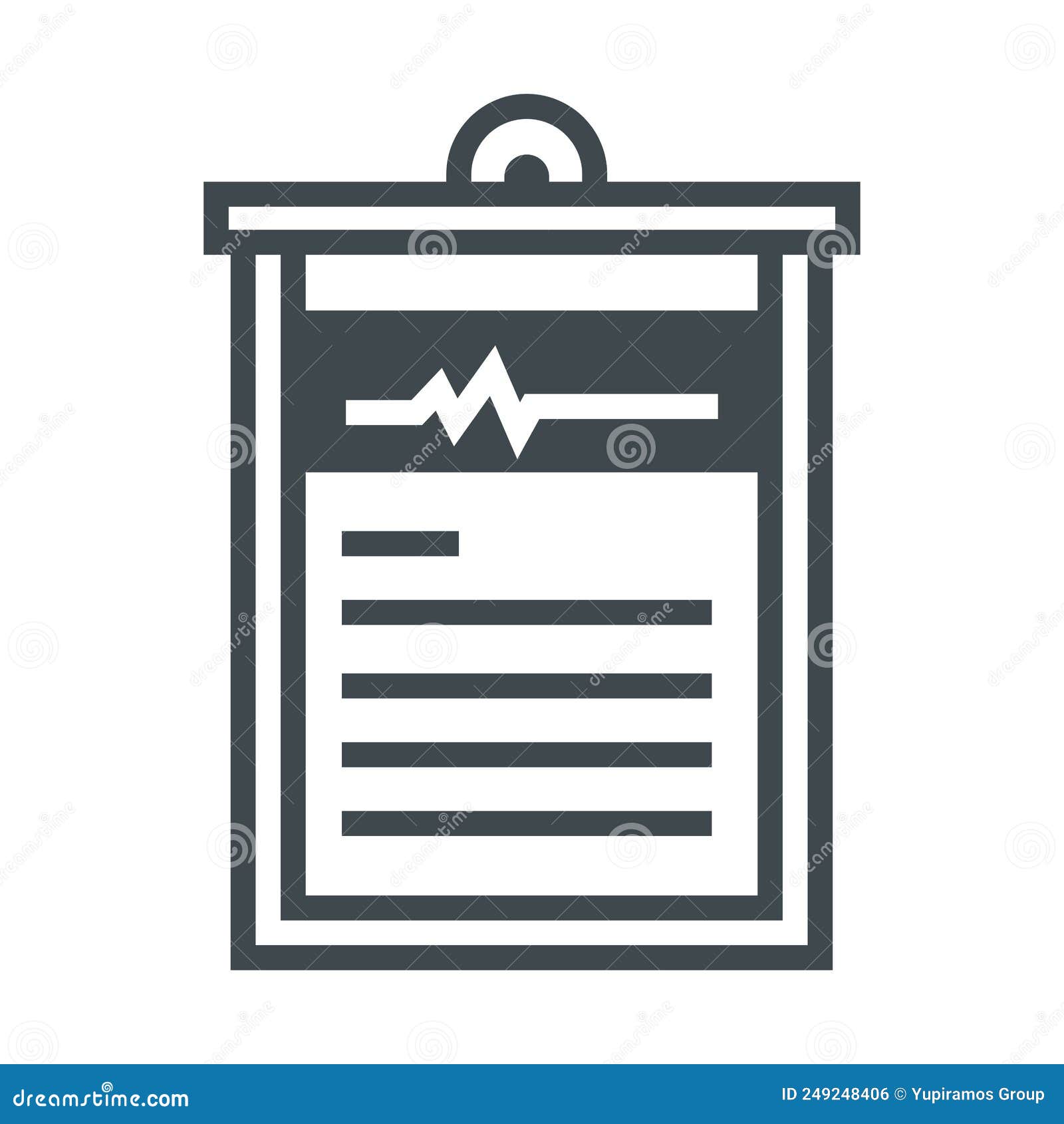 Medical patient report stock vector. Illustration of healthy - 249248406