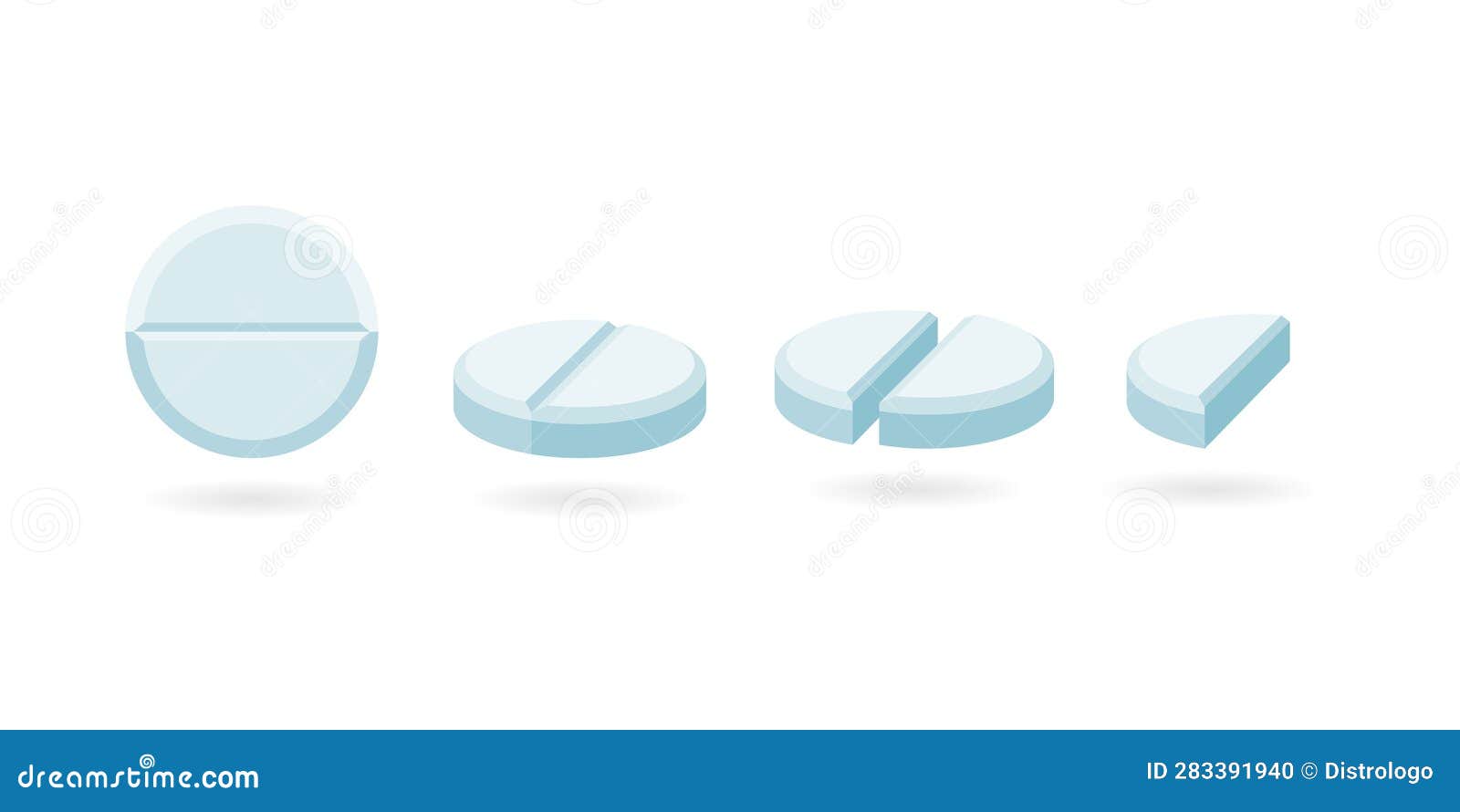 Medical Pill Vector Illustration in Flat Style Stock Vector ...