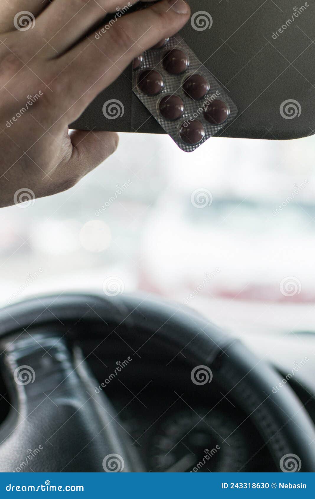 Medical Pills and Car Driving Stock Photo - Image of people, driver ...
