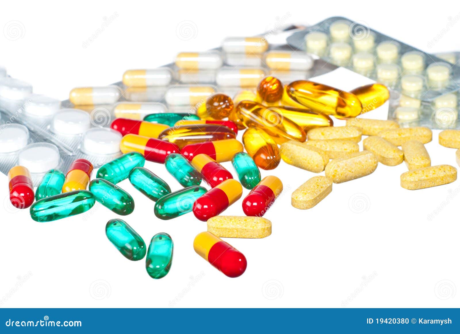 Medical pills and tablets stock photo. Image of medicinal - 19420380