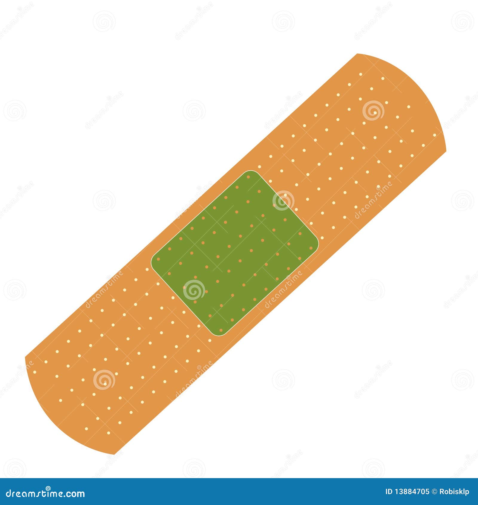 Medical plaster stock vector. Illustration of bandage - 13884705