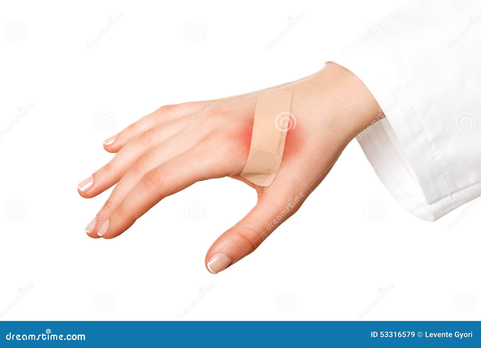 Medical plaster red skin stock image. Image of cross - 53316579