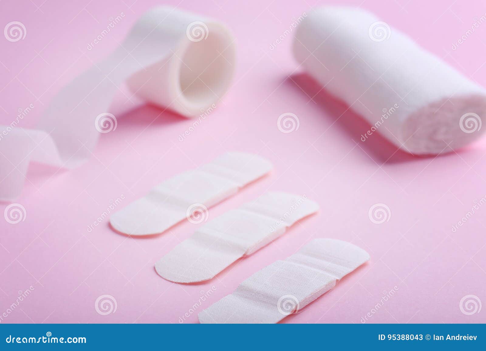 Medical plasters stock image. Image of bandage, bandaid - 95388043