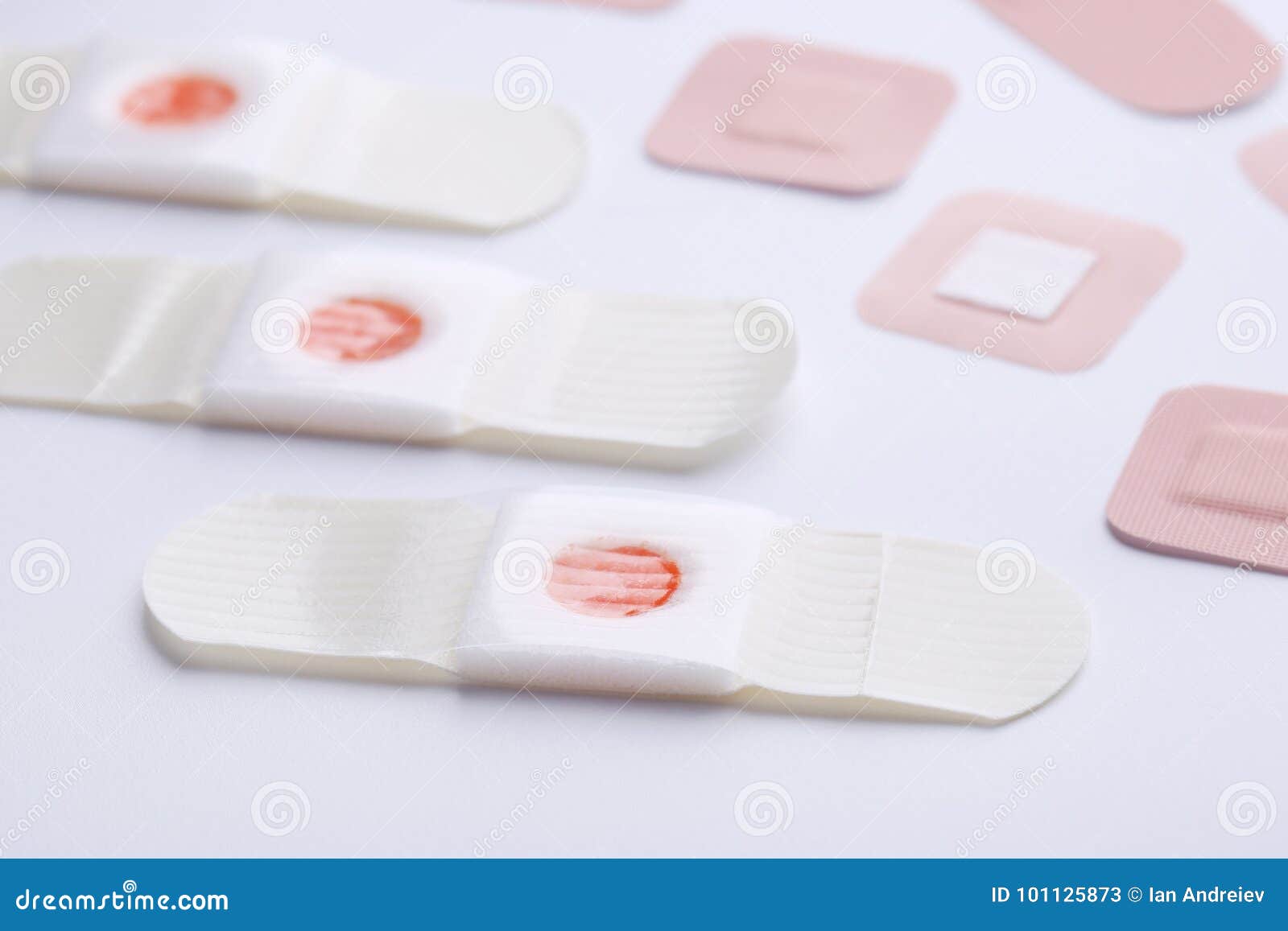 Medical plasters stock image. Image of background, plaster - 101125873