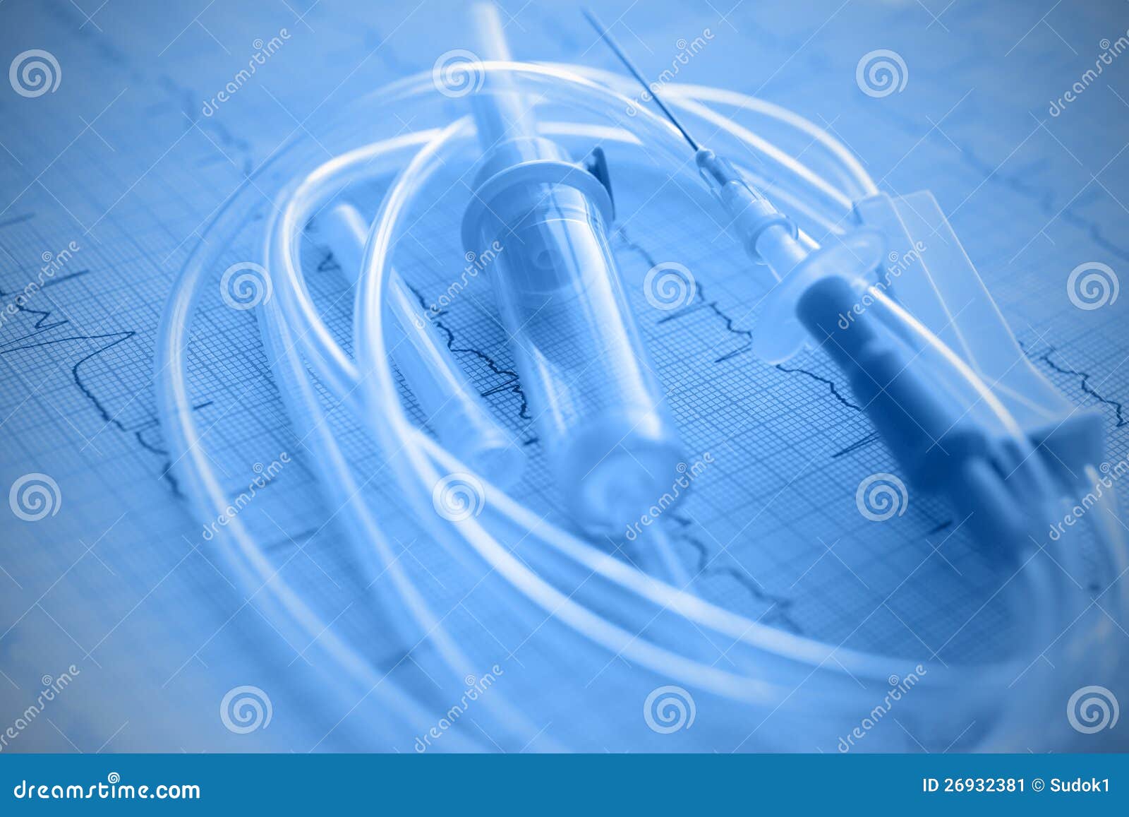 Medical Plastic Intravenous System Stock Image - Image of lines ...