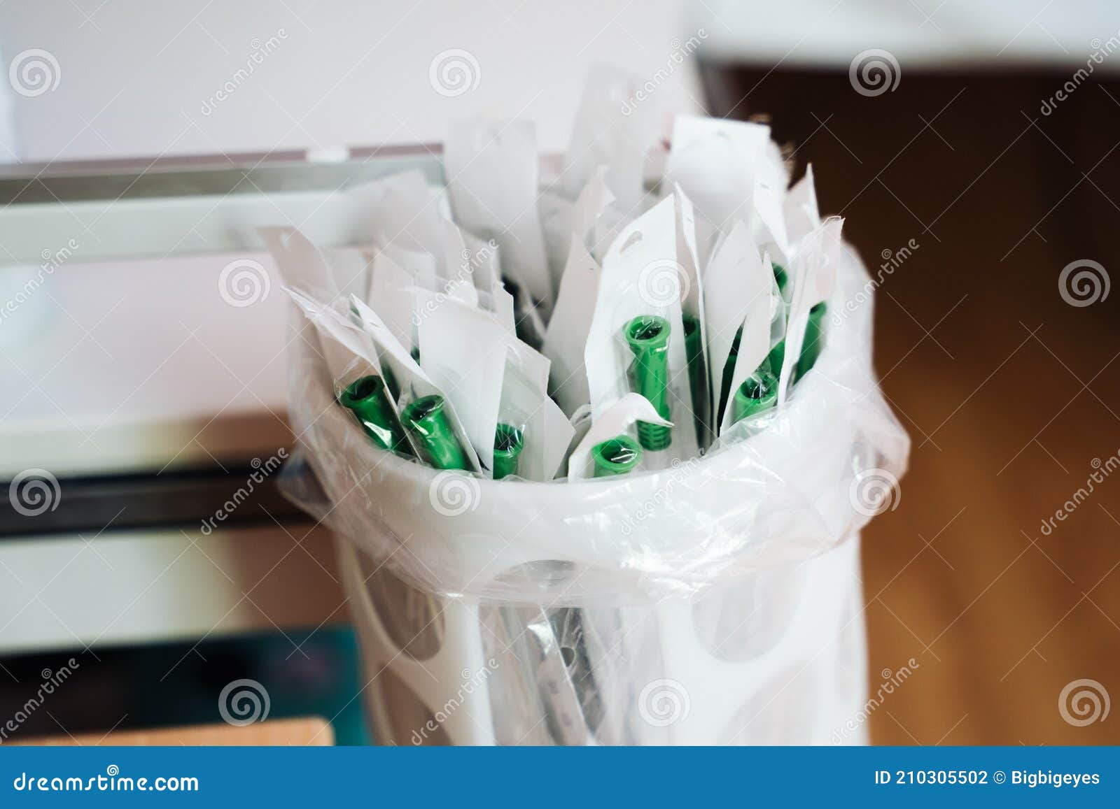 Photo of Medical Plastic New Needles Box Stock Photo - Image of ...