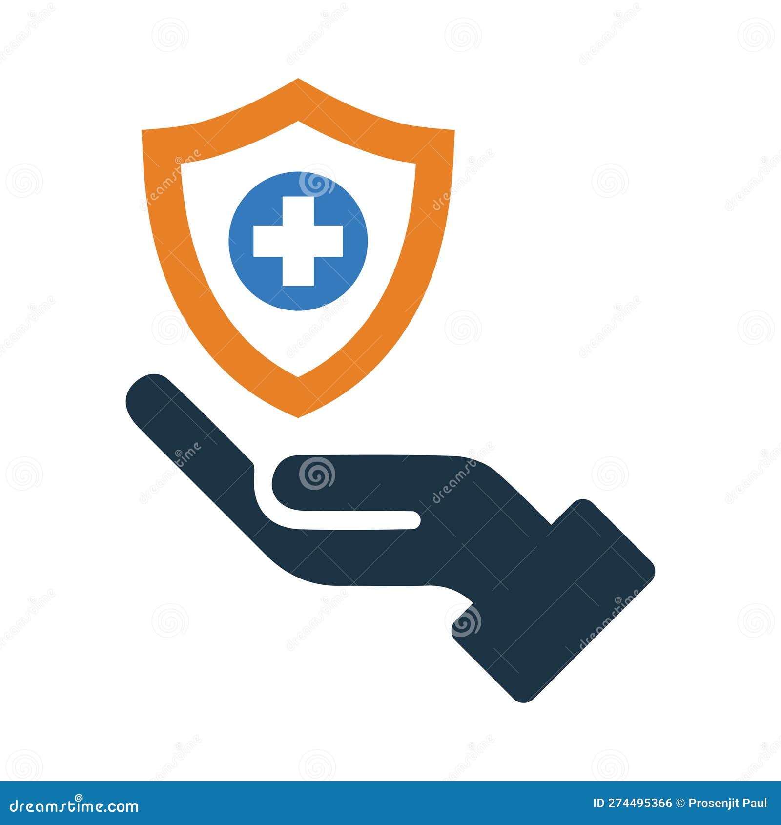 Medical, Plus, Hand, Safety, Medical Safety on Hand Icon Stock Vector ...
