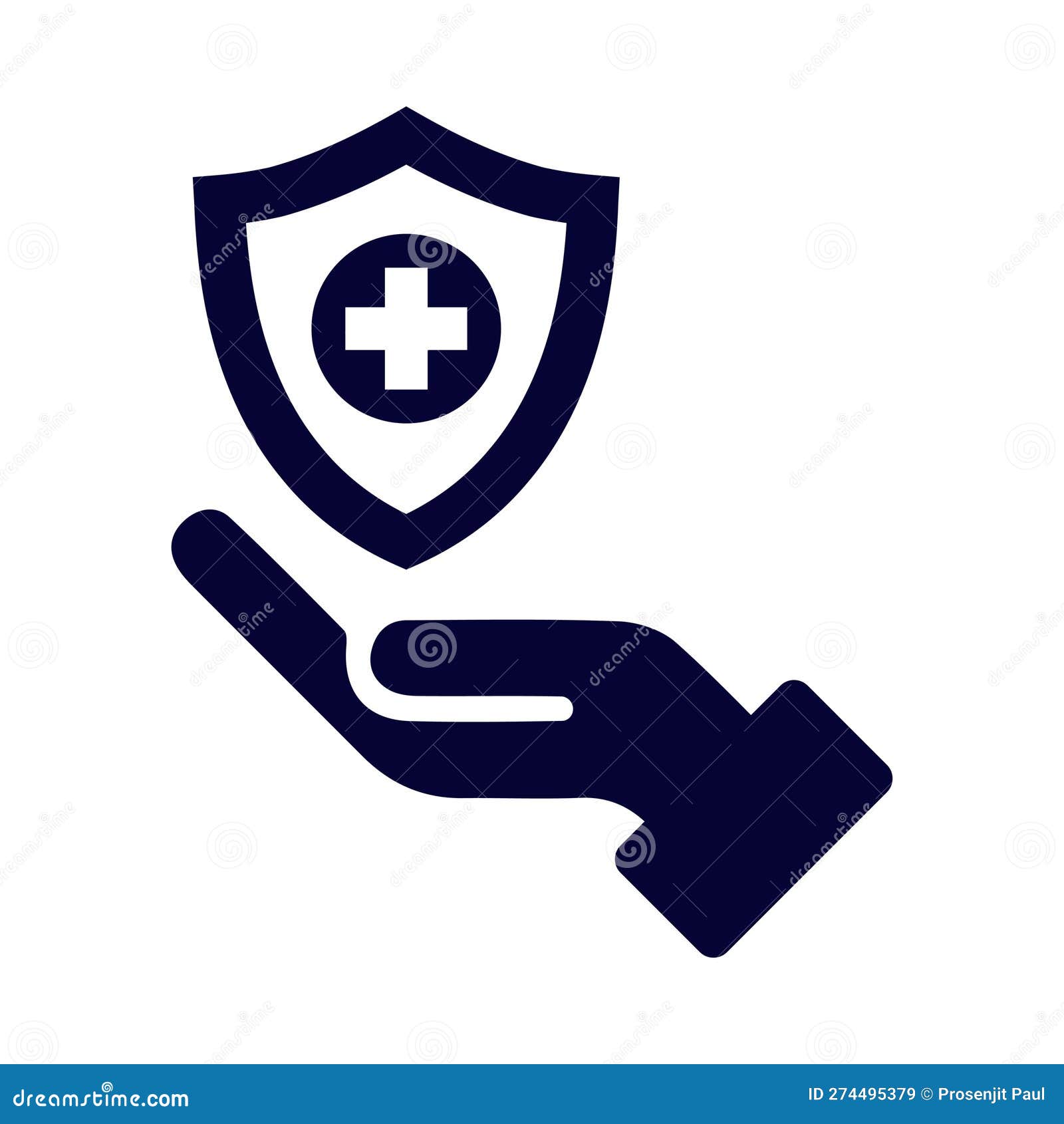 Medical, Plus, Hand, Safety, Medical Safety on Hand Icon Stock Vector ...
