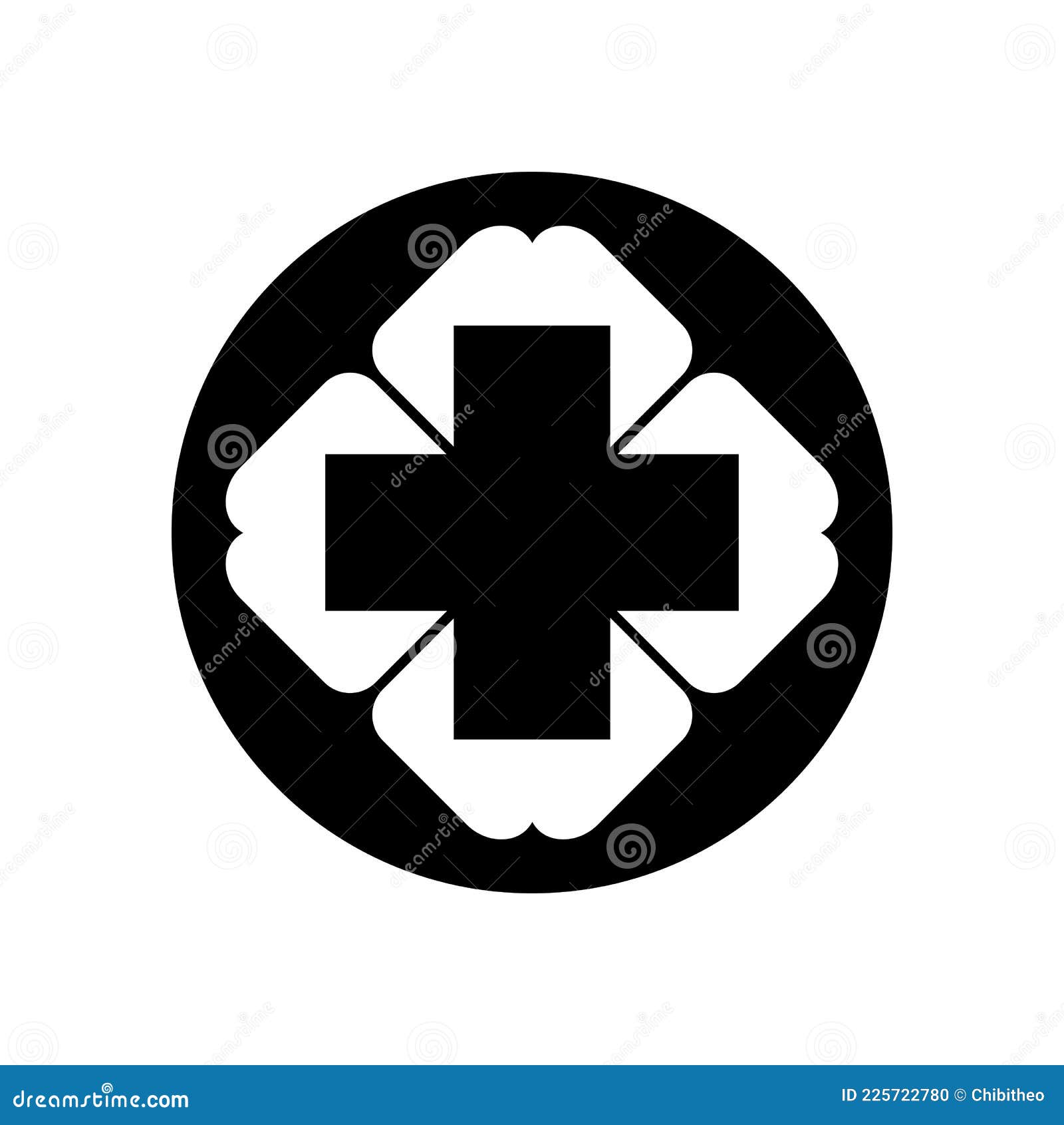 Medical Plus Icon. Flat Design Style Stock Vector - Illustration of ...
