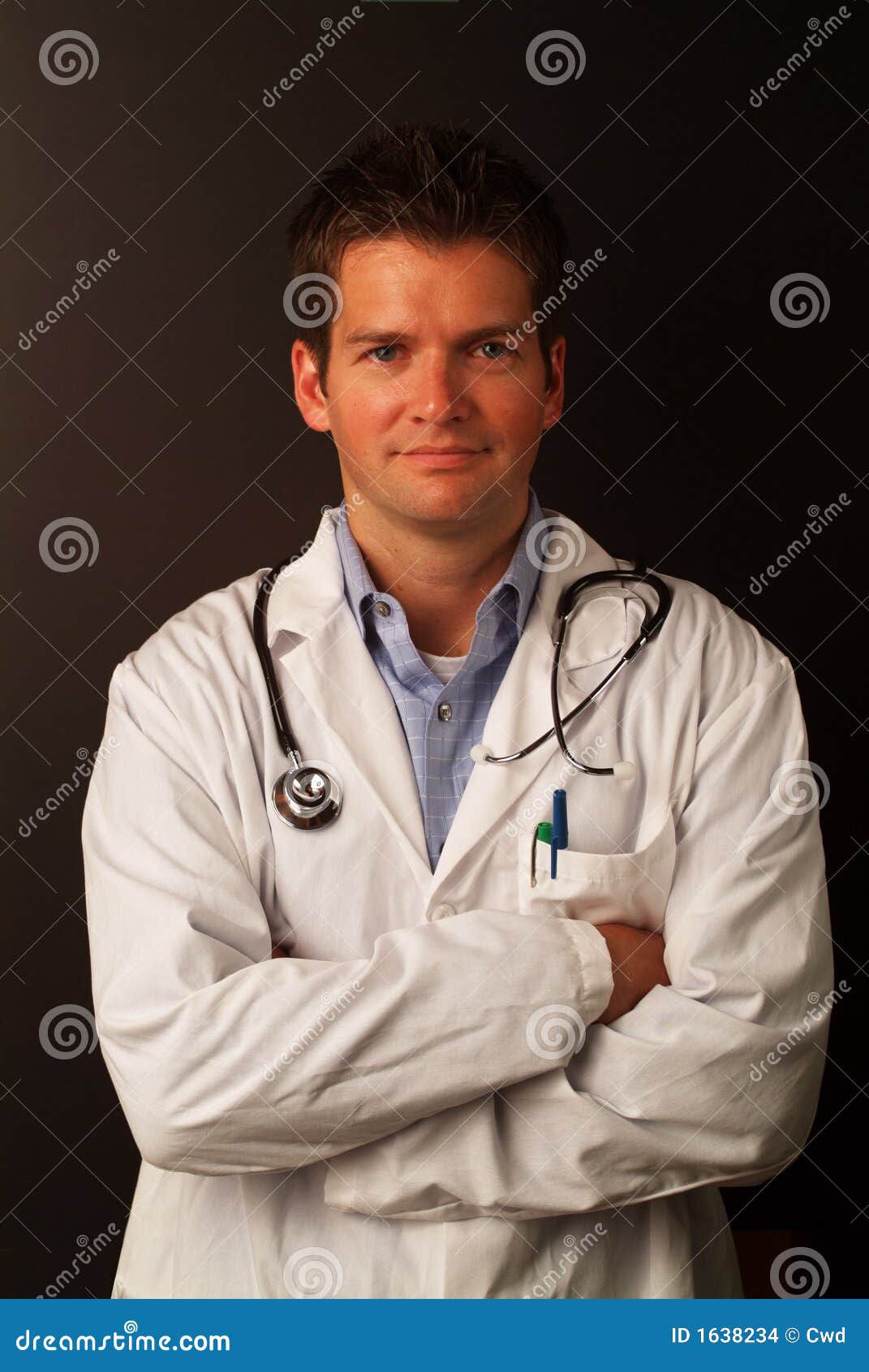 Medical portrait #1 stock photo. Image of nurse, arms - 1638234