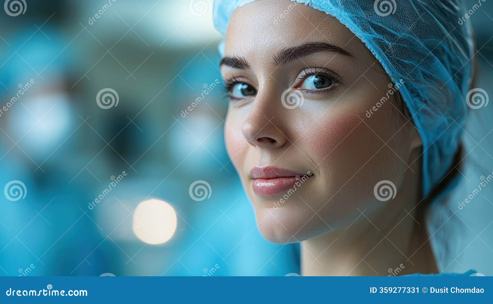 Medical Professional in Clean Room Attire, Focused on Cell Therapy ...