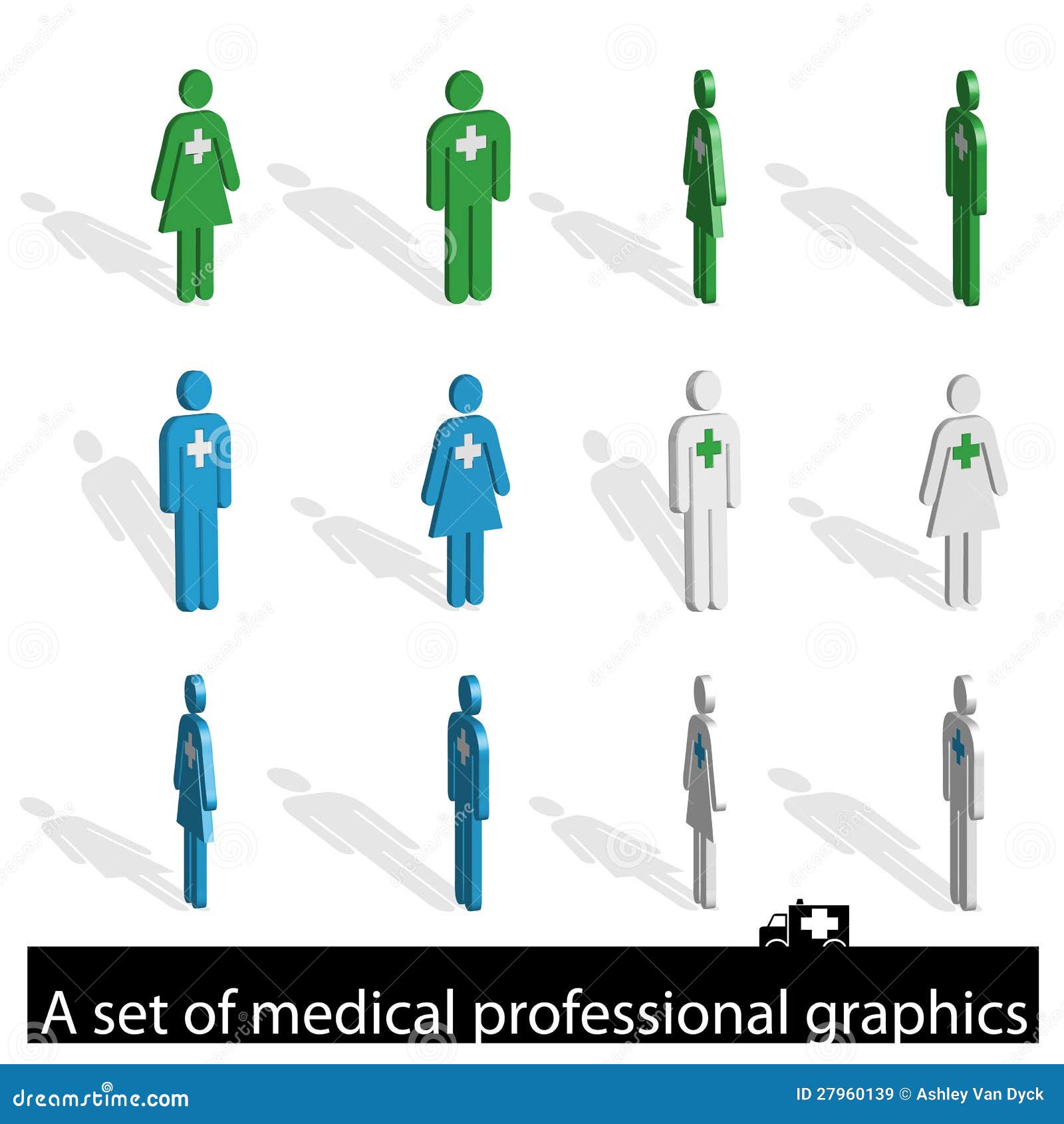 Medical professionals stock vector. Illustration of services - 27960139