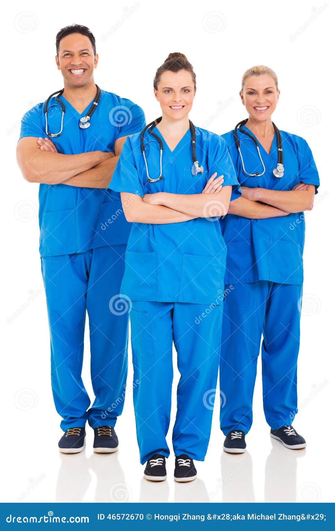 Medical Professionals Portrait Stock Photo - Image of caucasian, length ...