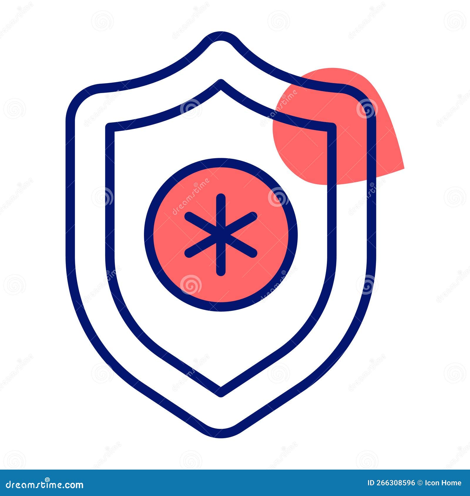 Medical Protection Icon, Safety Shield Having Medical Sign Vector Stock ...