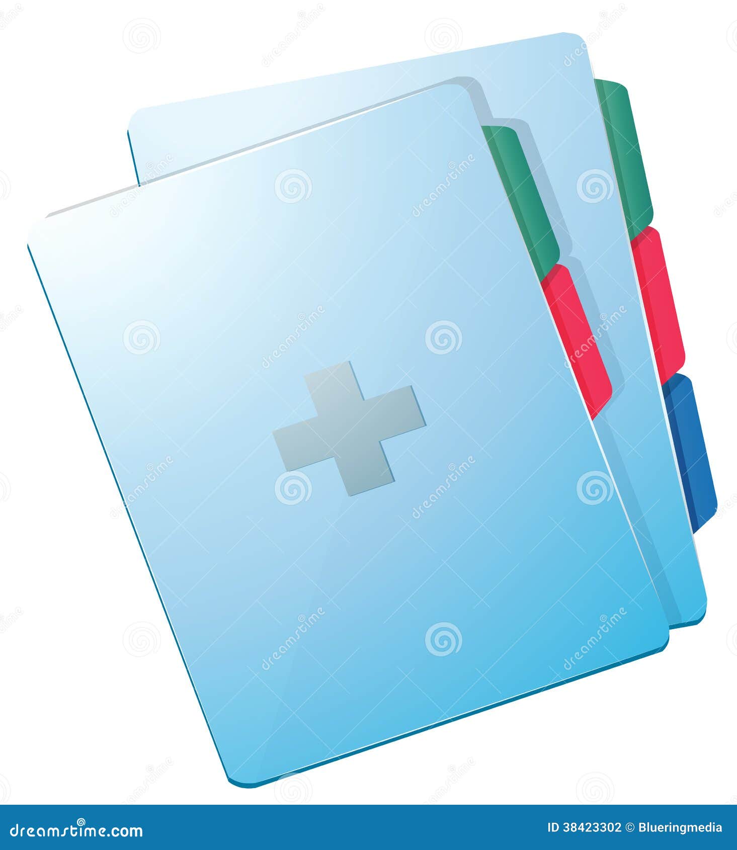 A medical record stock vector. Illustration of document - 38423302