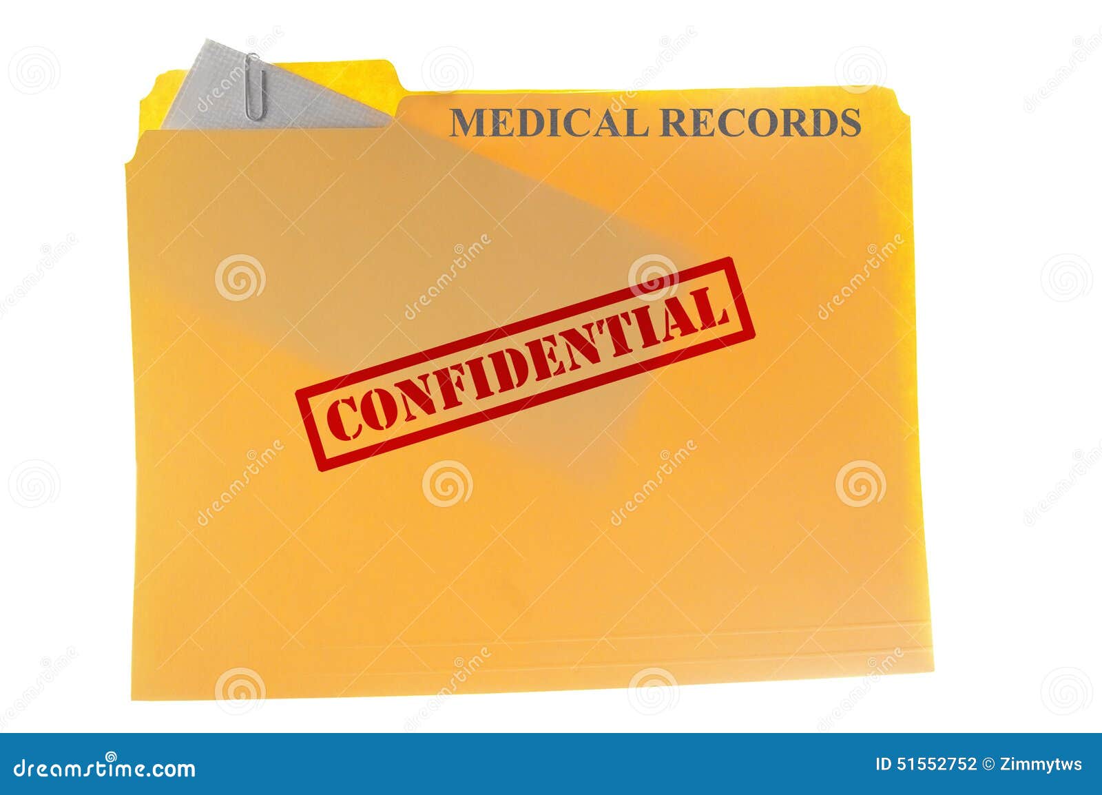 Medical records stock photo. Image of vanilla, patient - 51552752
